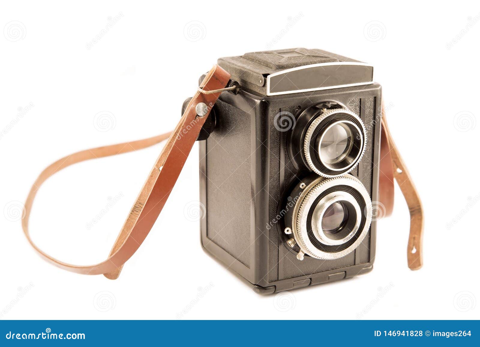 Old camera stock photo. Image of traditional, leather - 146941828