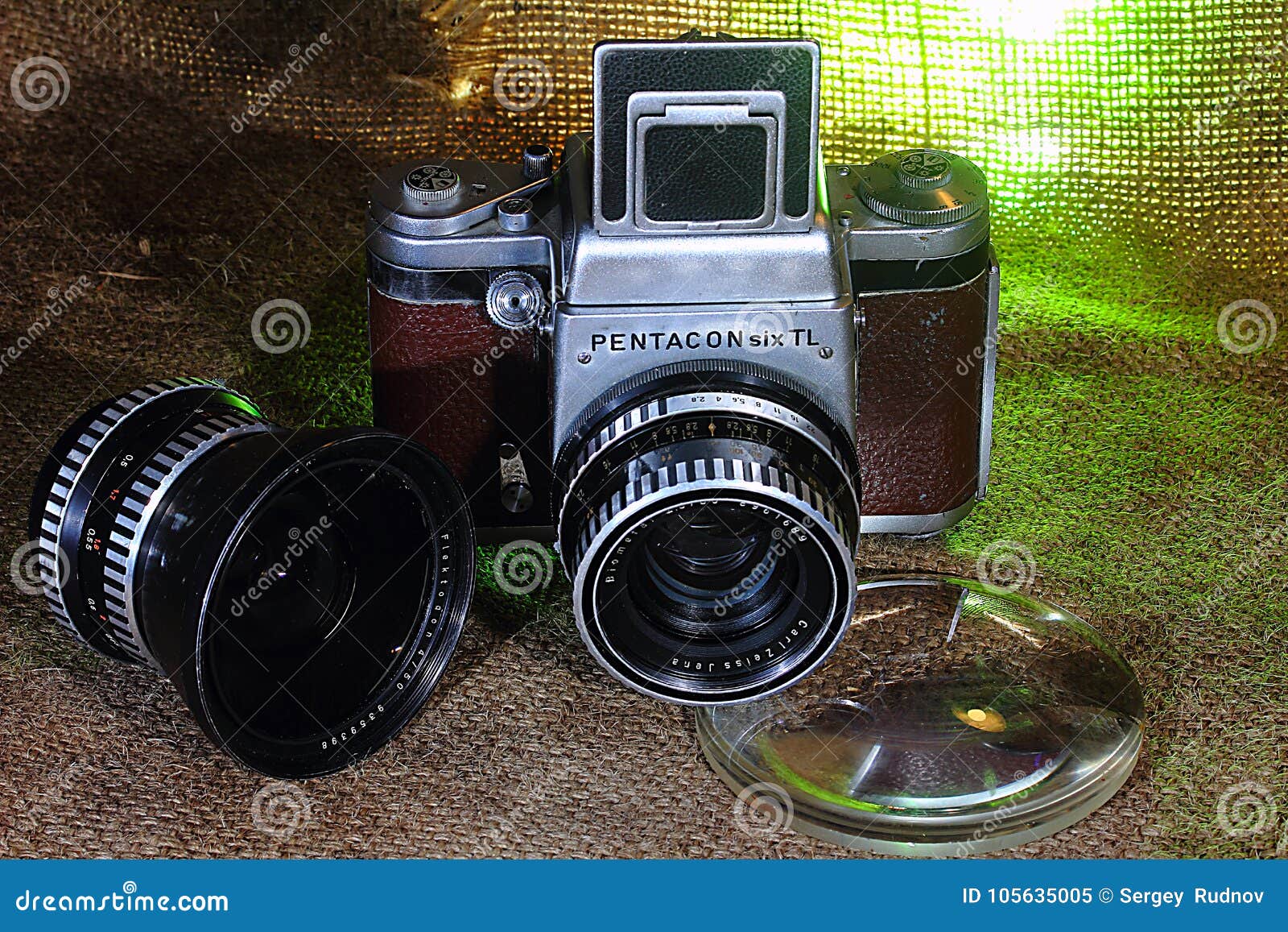 Old Camera- `Pentacon SixTL`. Well Served Camera. Editorial Image ...