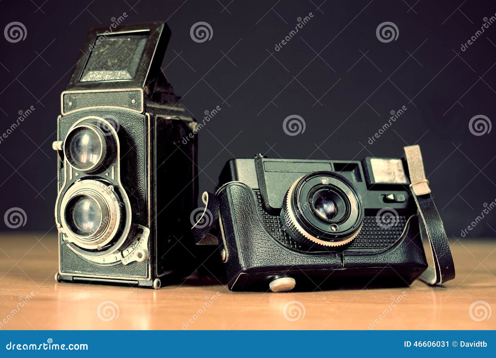 Old Camera with Retro Effect Stock Image - Image of colored, nice: 46606031