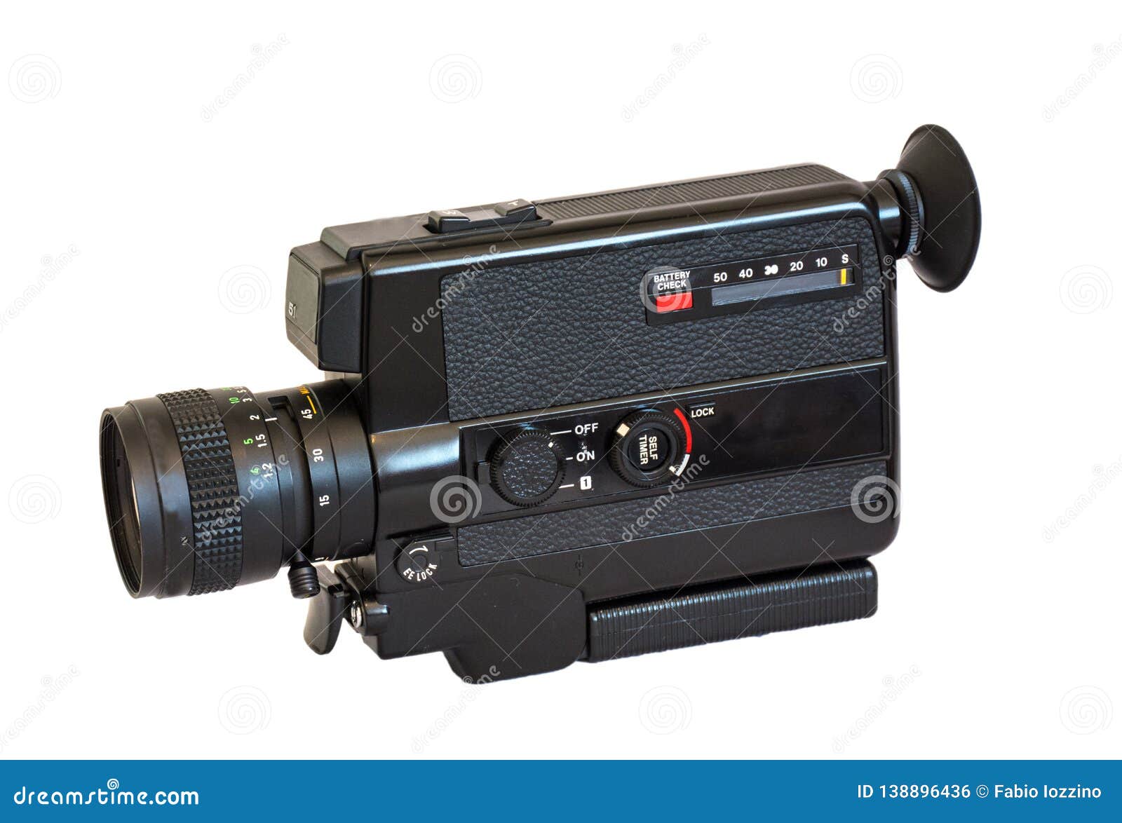 Old Camera Super Eight Isolated On White Background Royalty-Free Stock ...