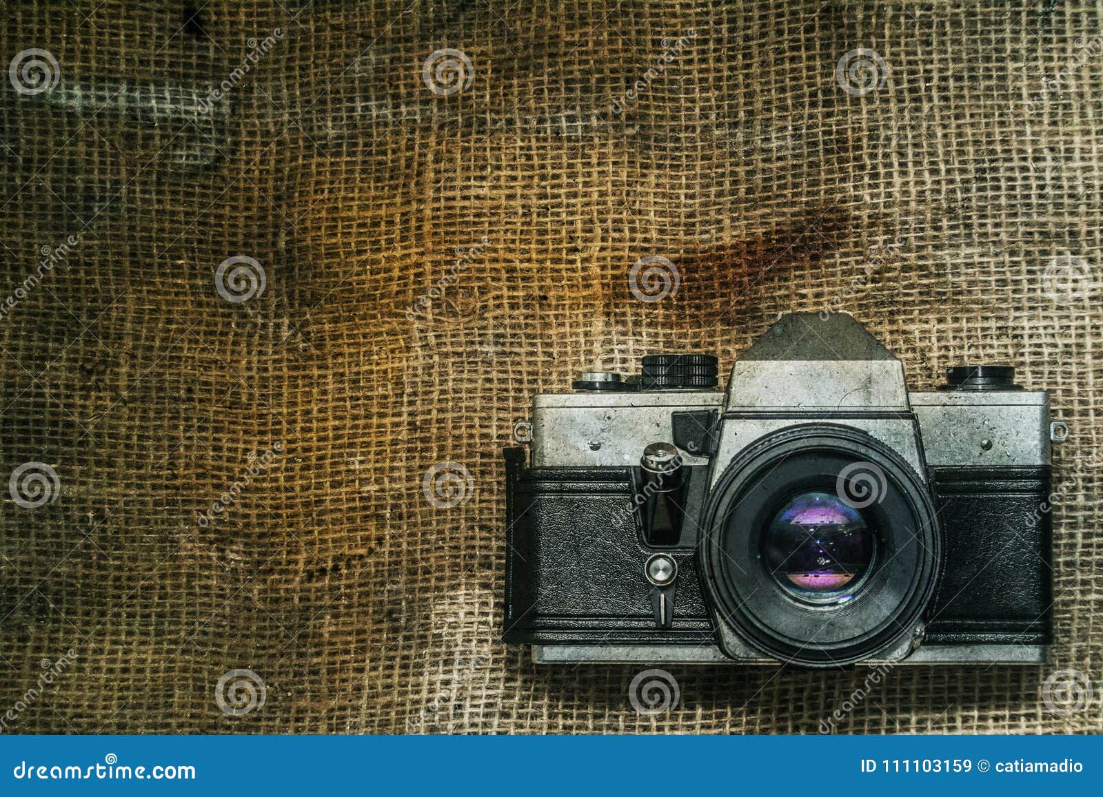Old Camera Grunge Vintage Texture Stock Image - Image of jute ...