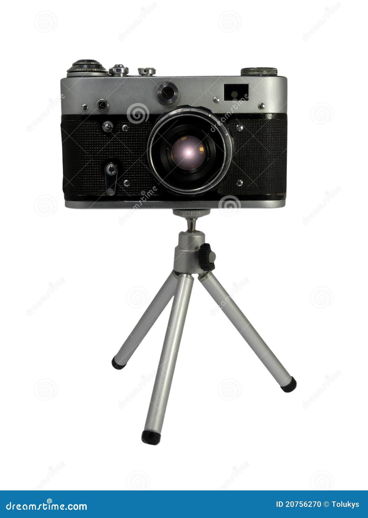 Old Camera On Tripod Stock Photo - Image: 20756270