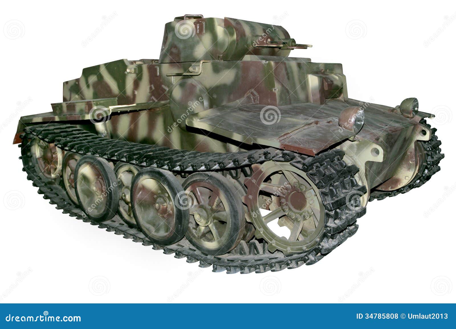 Old Camouflaged Command Tank Stock Photo - Image of weapon, armoured ...