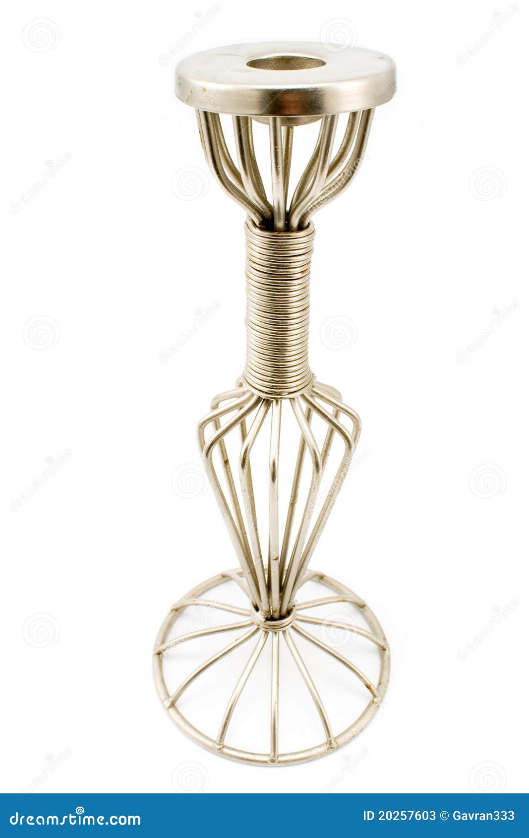 Old candlestick stock image. Image of ancient, wire, candlestick - 20257603