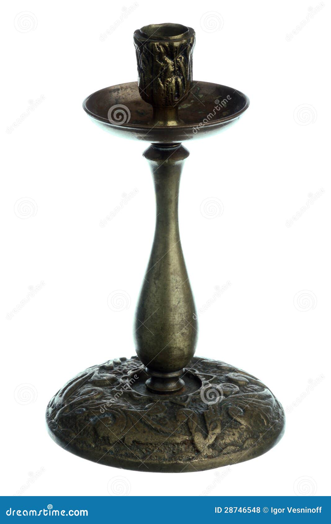Old candlestick stock photo. Image of decoration, brass - 28746548