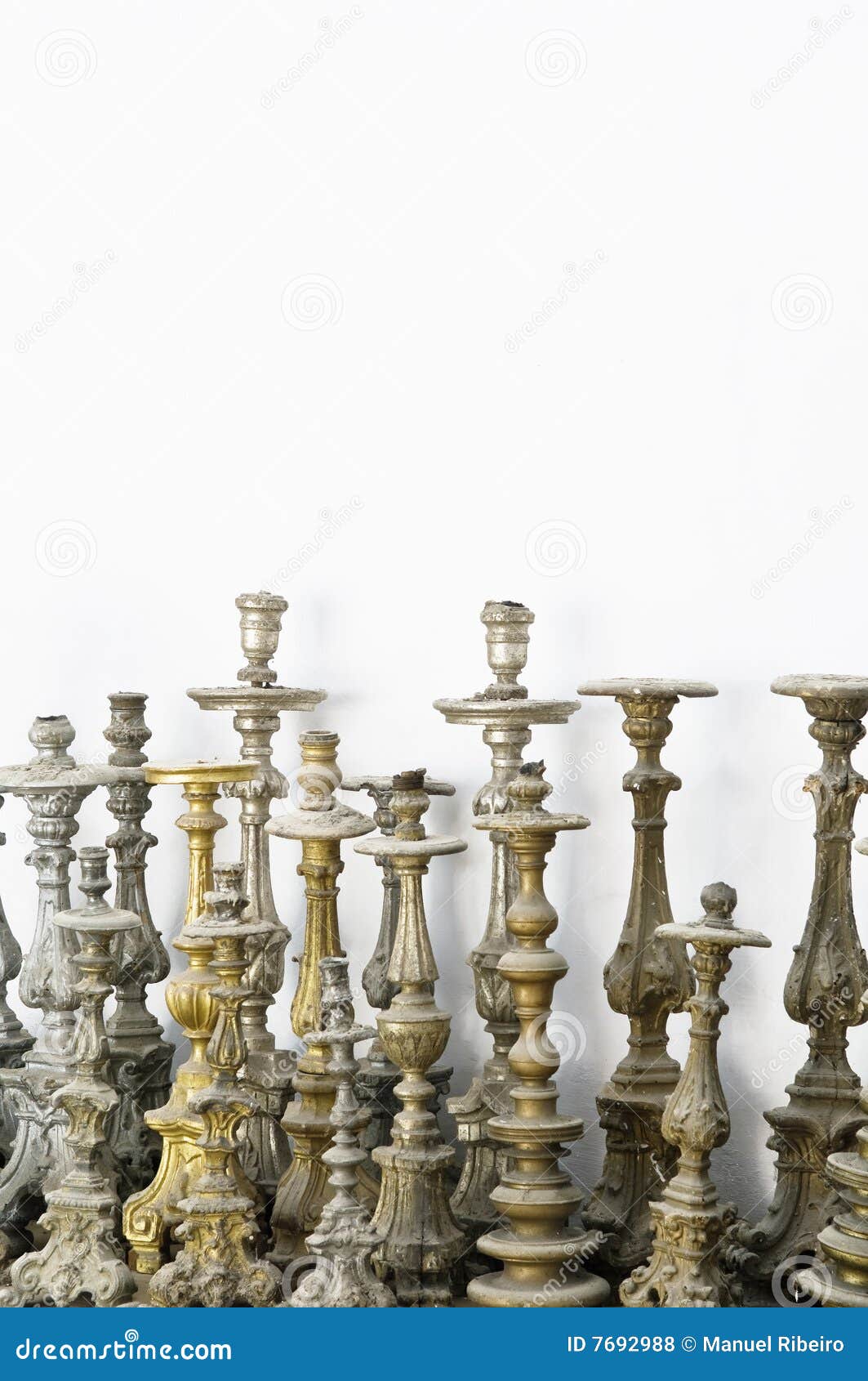 Old candlesticks stock photo. Image of brass, candlestick - 7692988