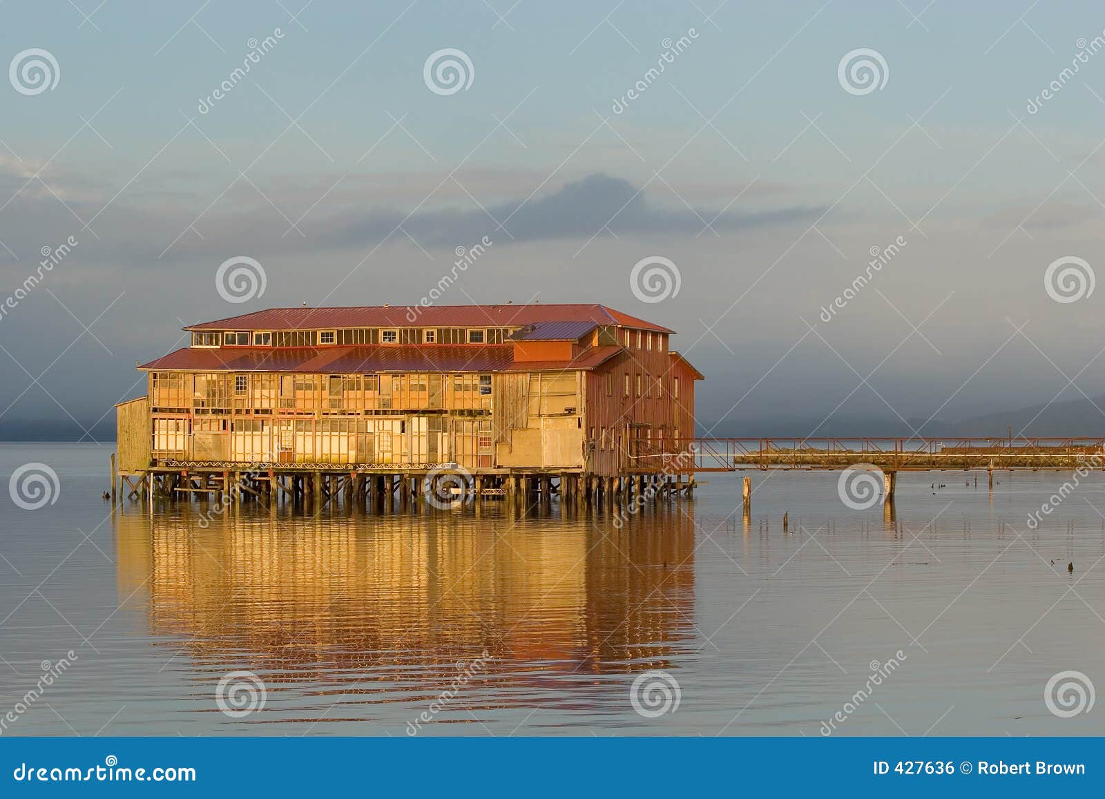 Old Cannery Building, Astoria, Oregon 4 Stock Photo - Image of fishing ...