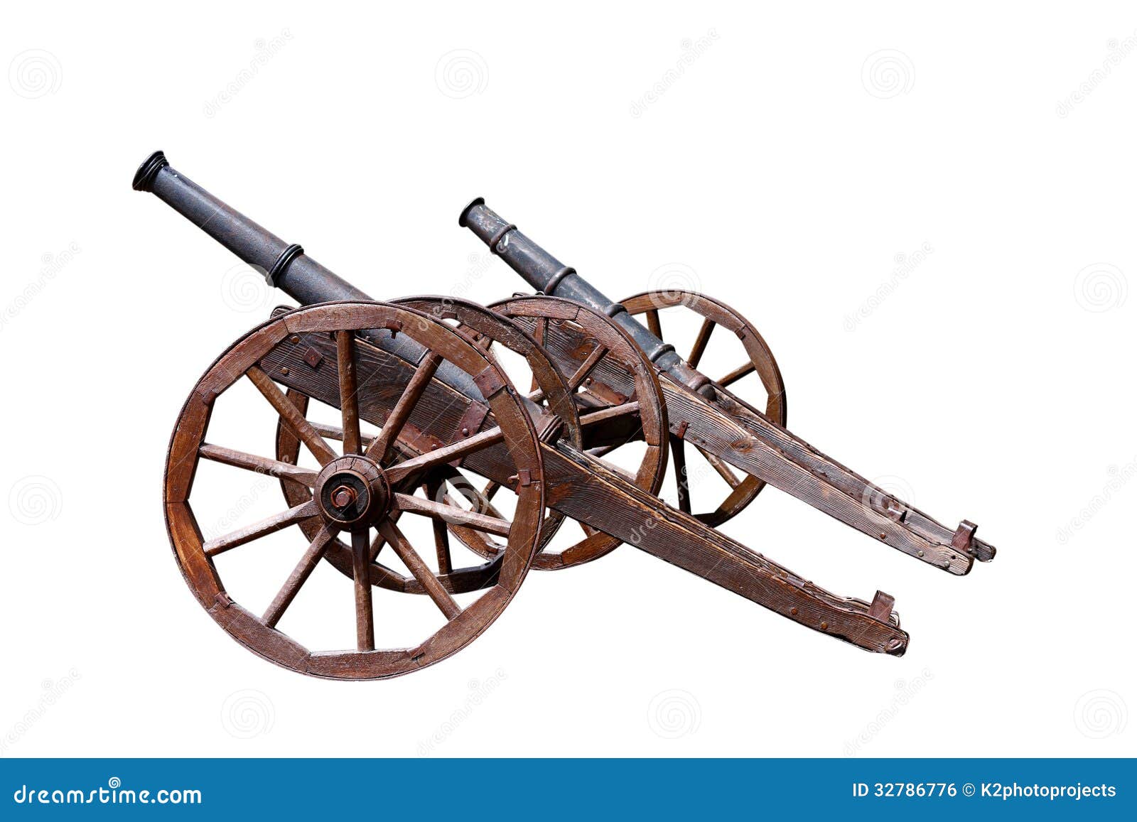Old cannon stock photo. Image of wheeled, artillery, cannon - 32786776