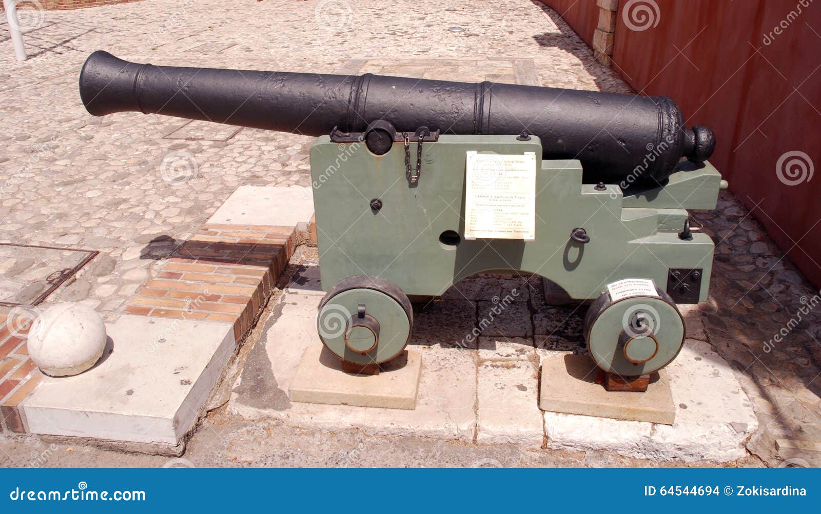 Old Cannon stock photo. Image of restorated, cannon, renewed - 64544694