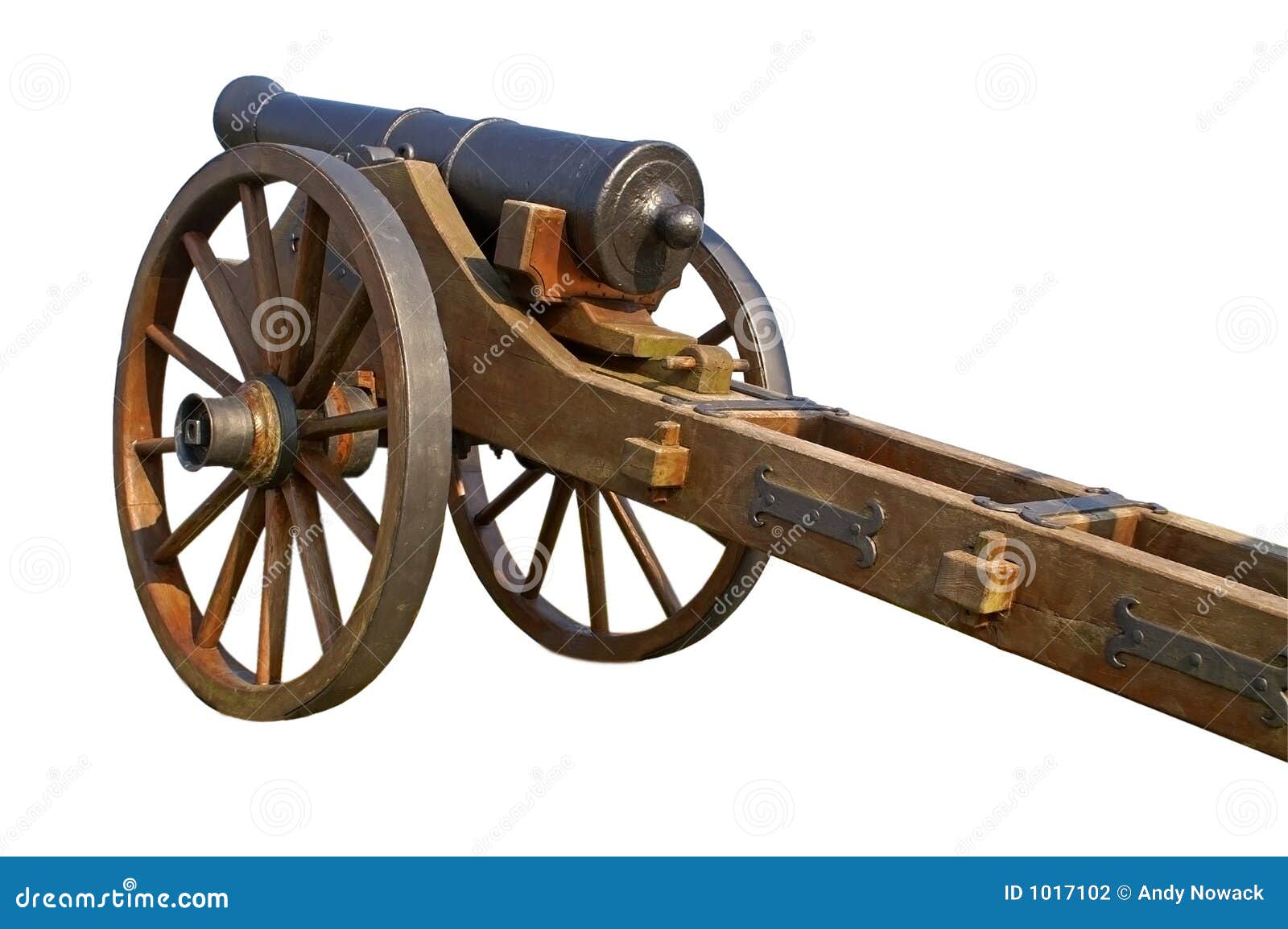 Old cannon and limber stock photo. Image of weapon, limber - 1017102