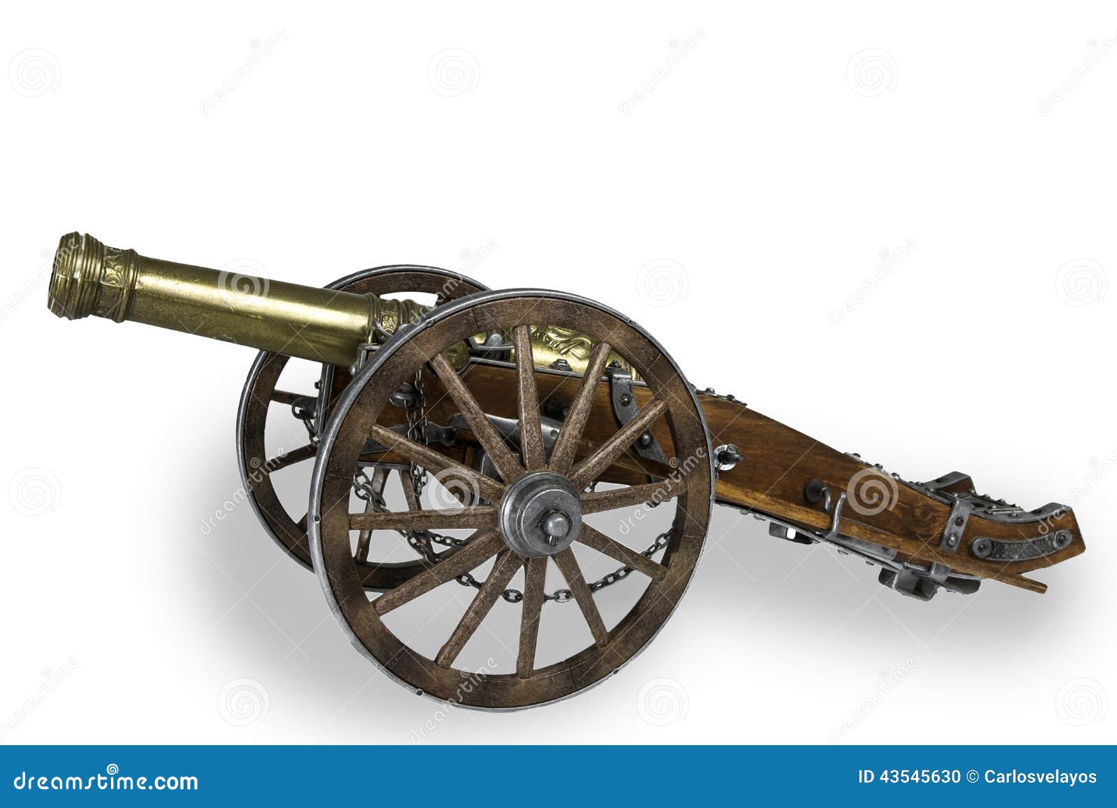 Old Cannon Model stock photo. Image of heavy, iron, danger - 43545630