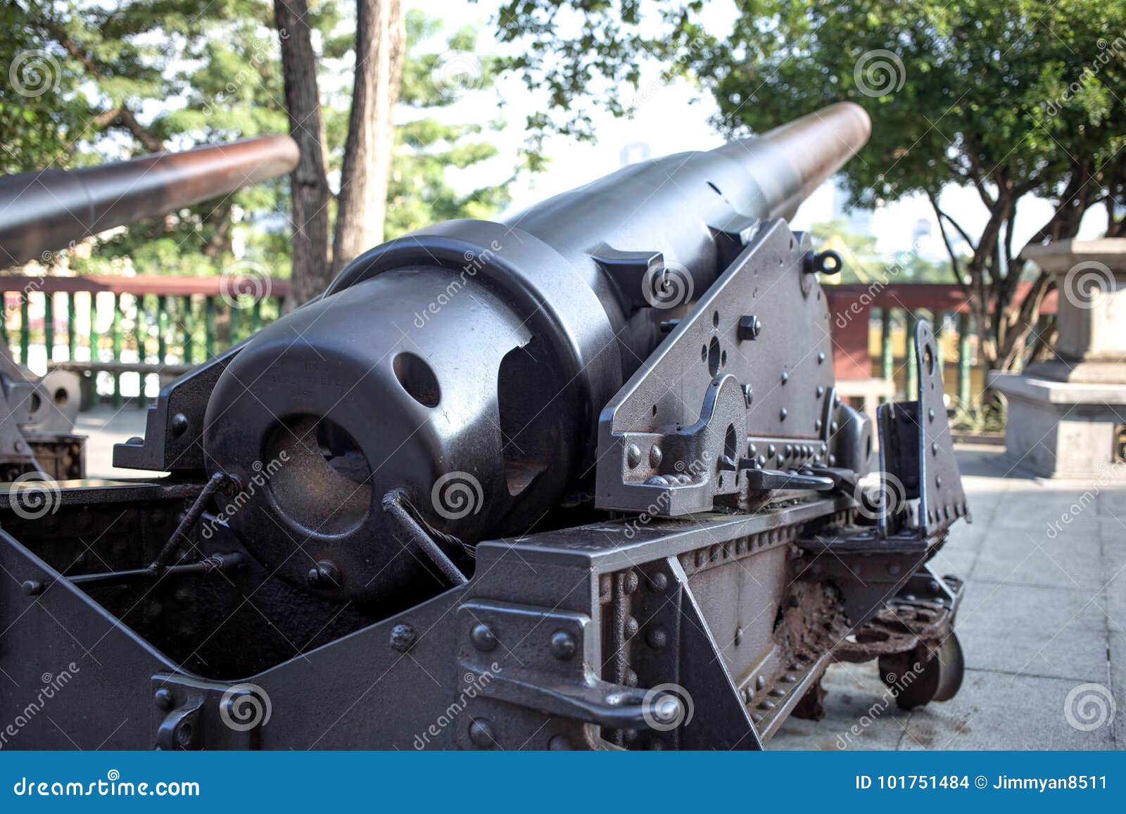 Old cannon stock photo. Image of retro, heavy, cannon - 101751484