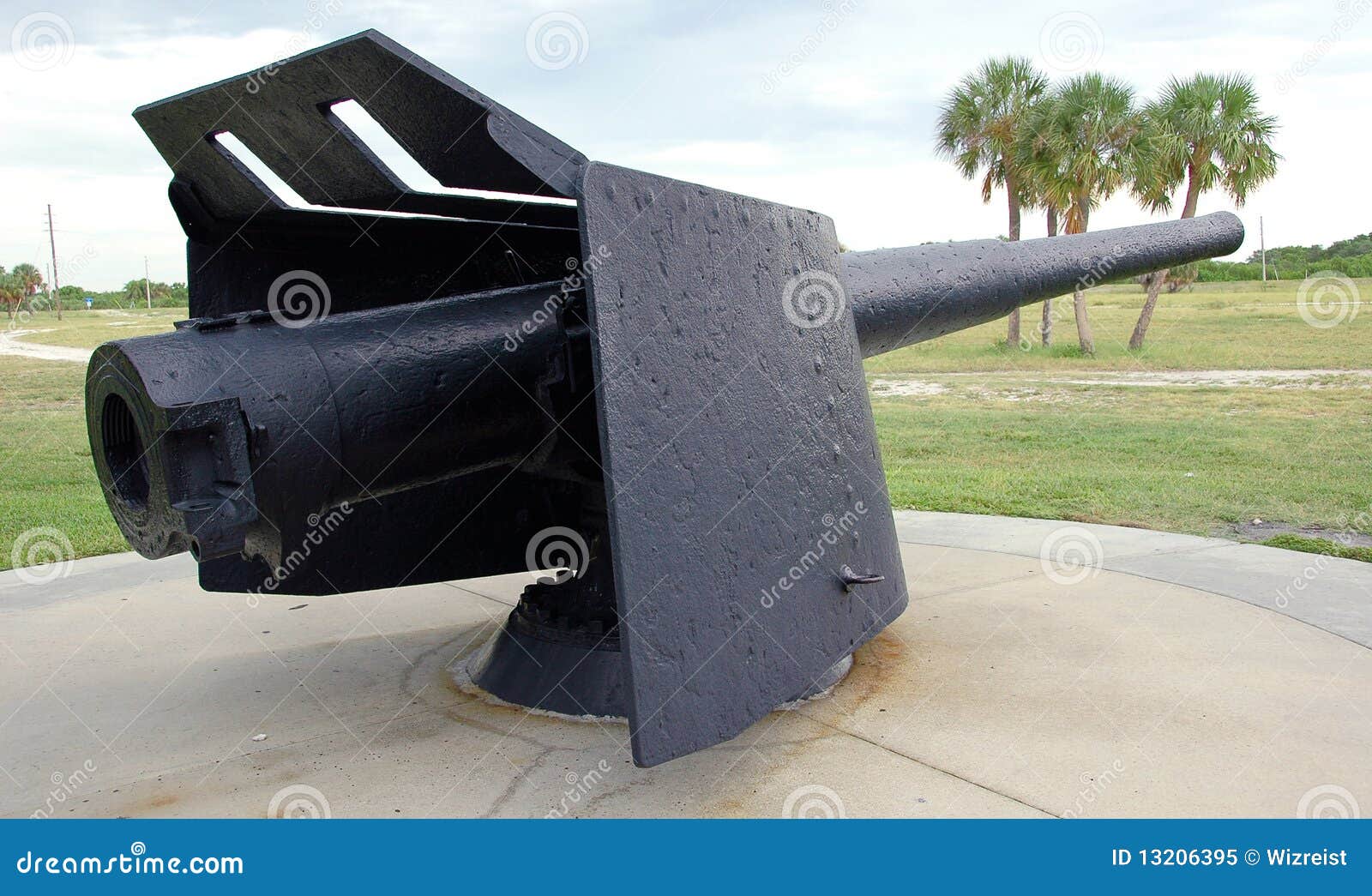Old Cannon Ready to Fire stock image. Image of florida - 13206395