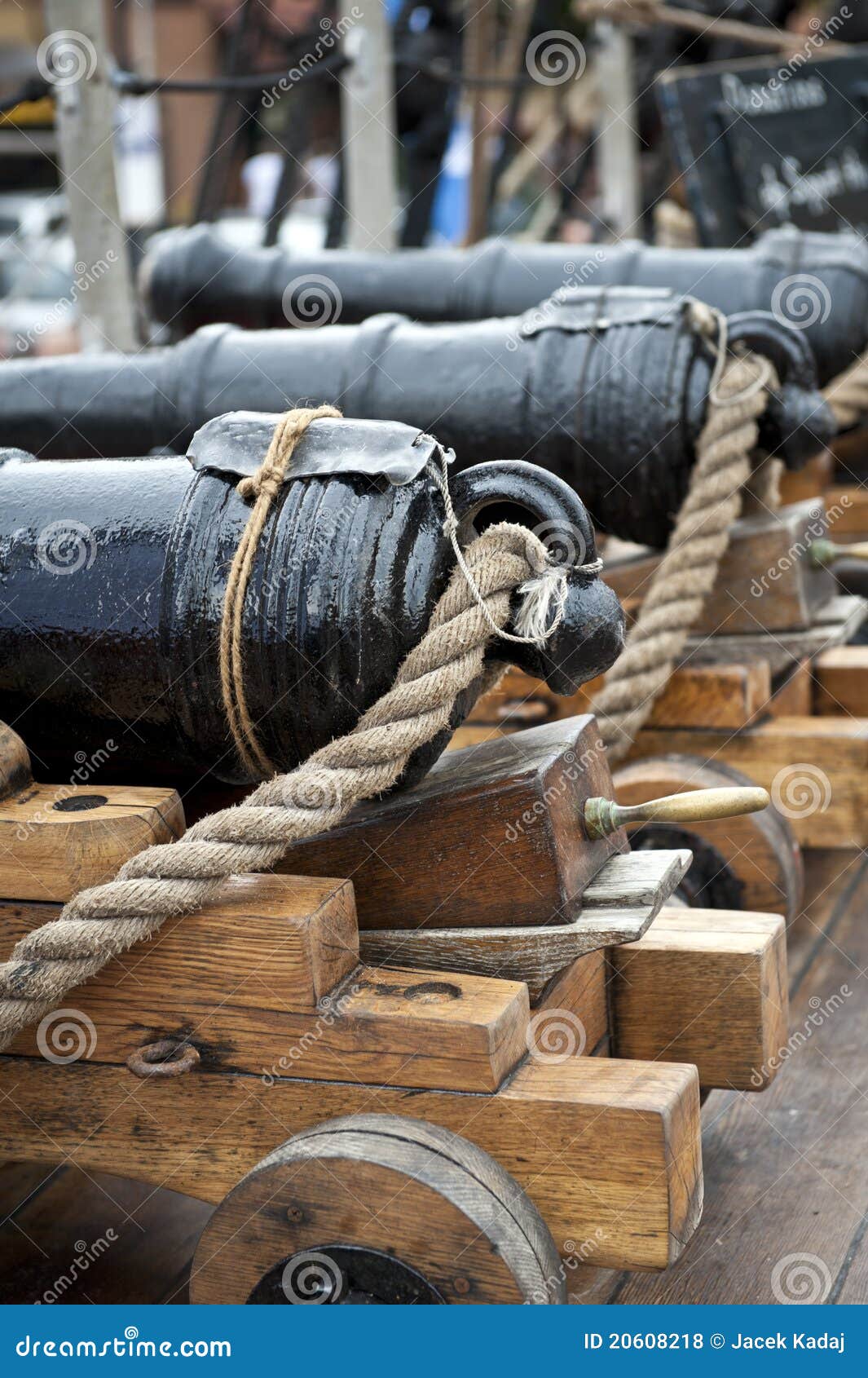 Old cannon on the ship stock photo. Image of navigation - 20608218