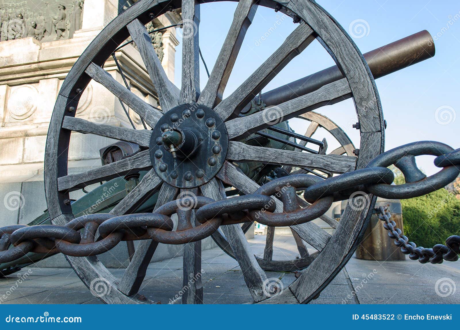 Old Cannon stock photo. Image of plant, firearm, detail - 45483522
