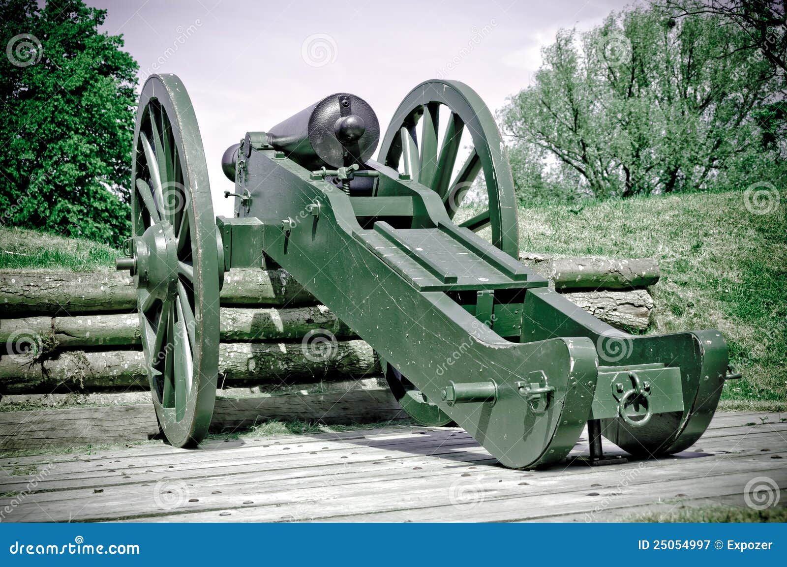 Old canon stock image. Image of large, army, classic - 25054997