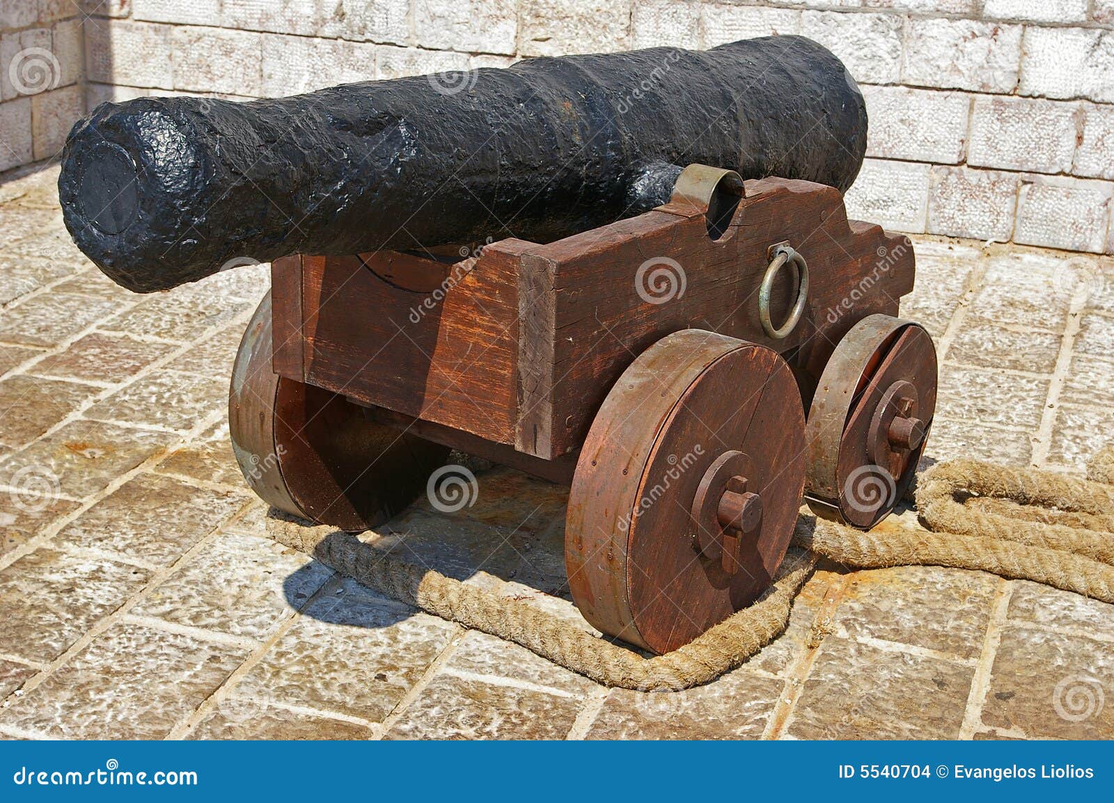 Old canon stock photo. Image of defense, hydra, greek - 5540704