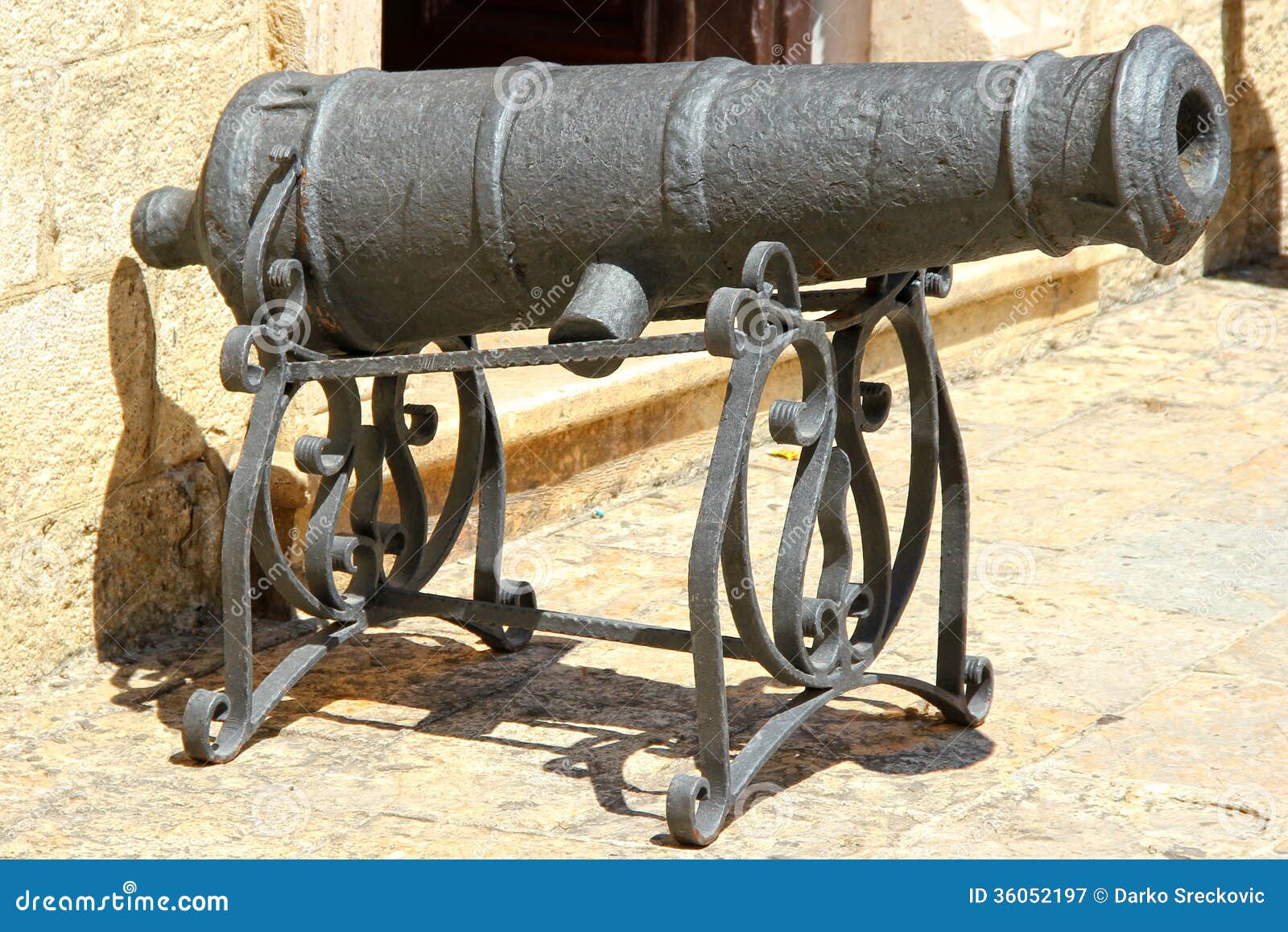 Old canon stock image. Image of ancient, metal, defense - 36052197