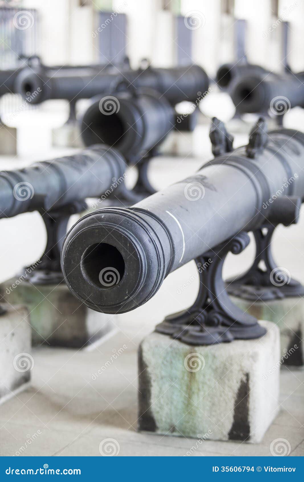 Old canon stock photo. Image of green, horticulture, garden - 35606794