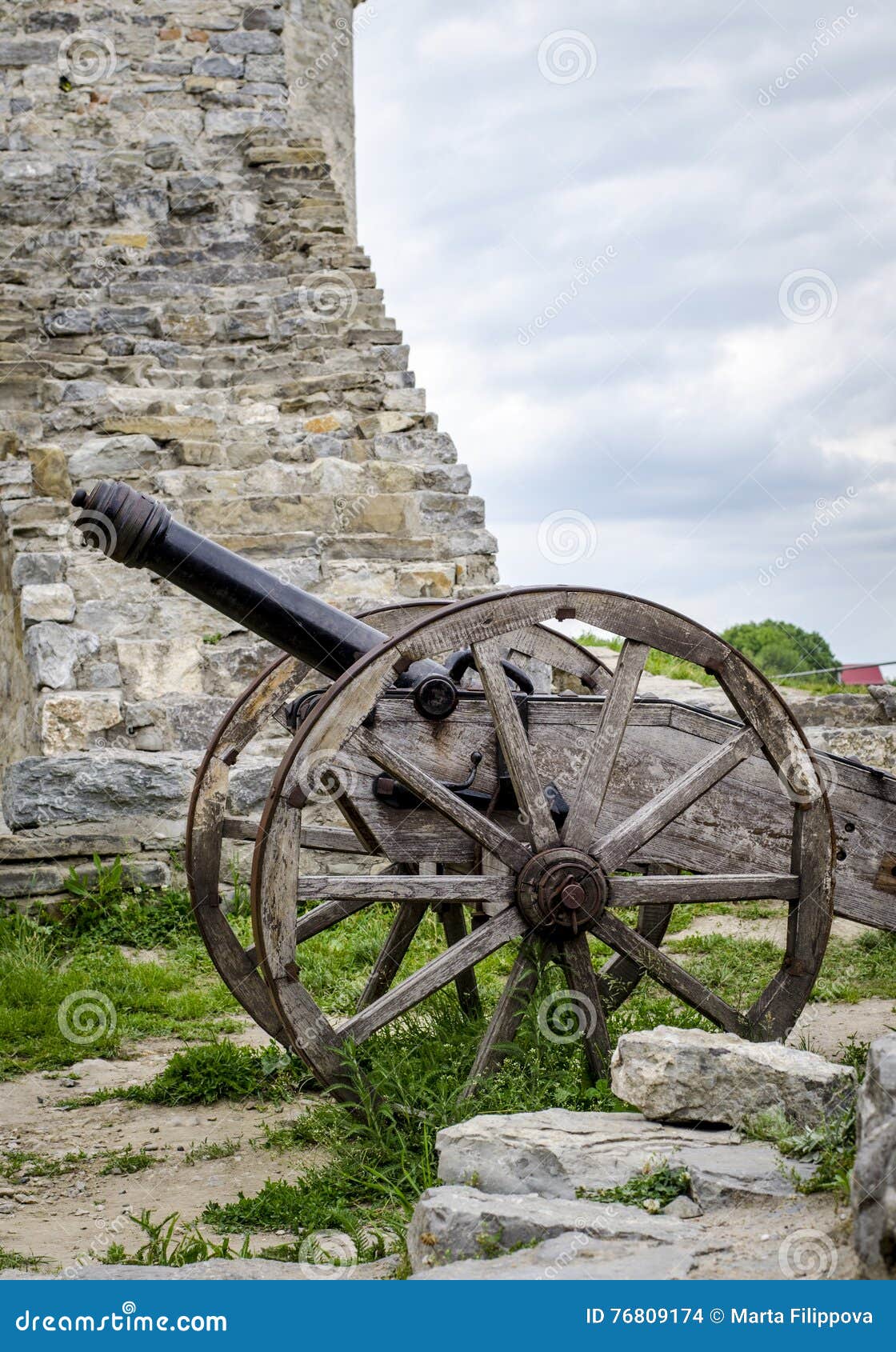 Old canon stock photo. Image of cannon, castle, historic - 76809174