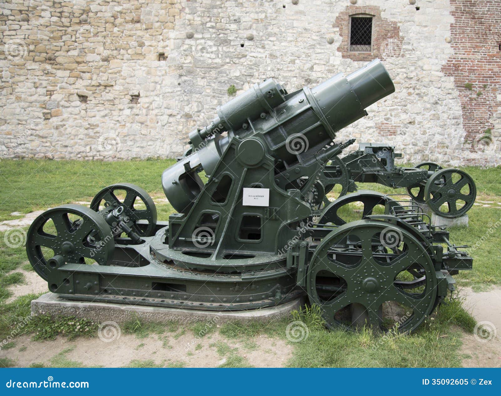 Old canon stock image. Image of morser, weapon, antique - 35092605