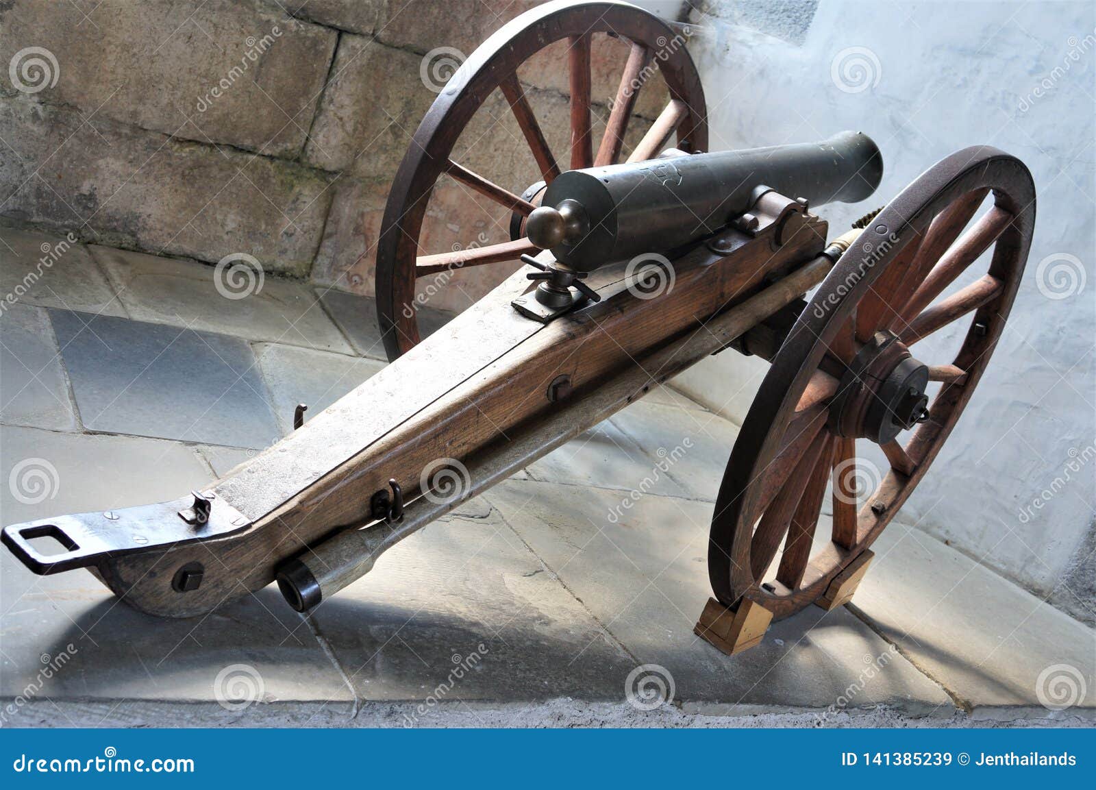 An ancient canon stock image. Image of army, battle - 141385239