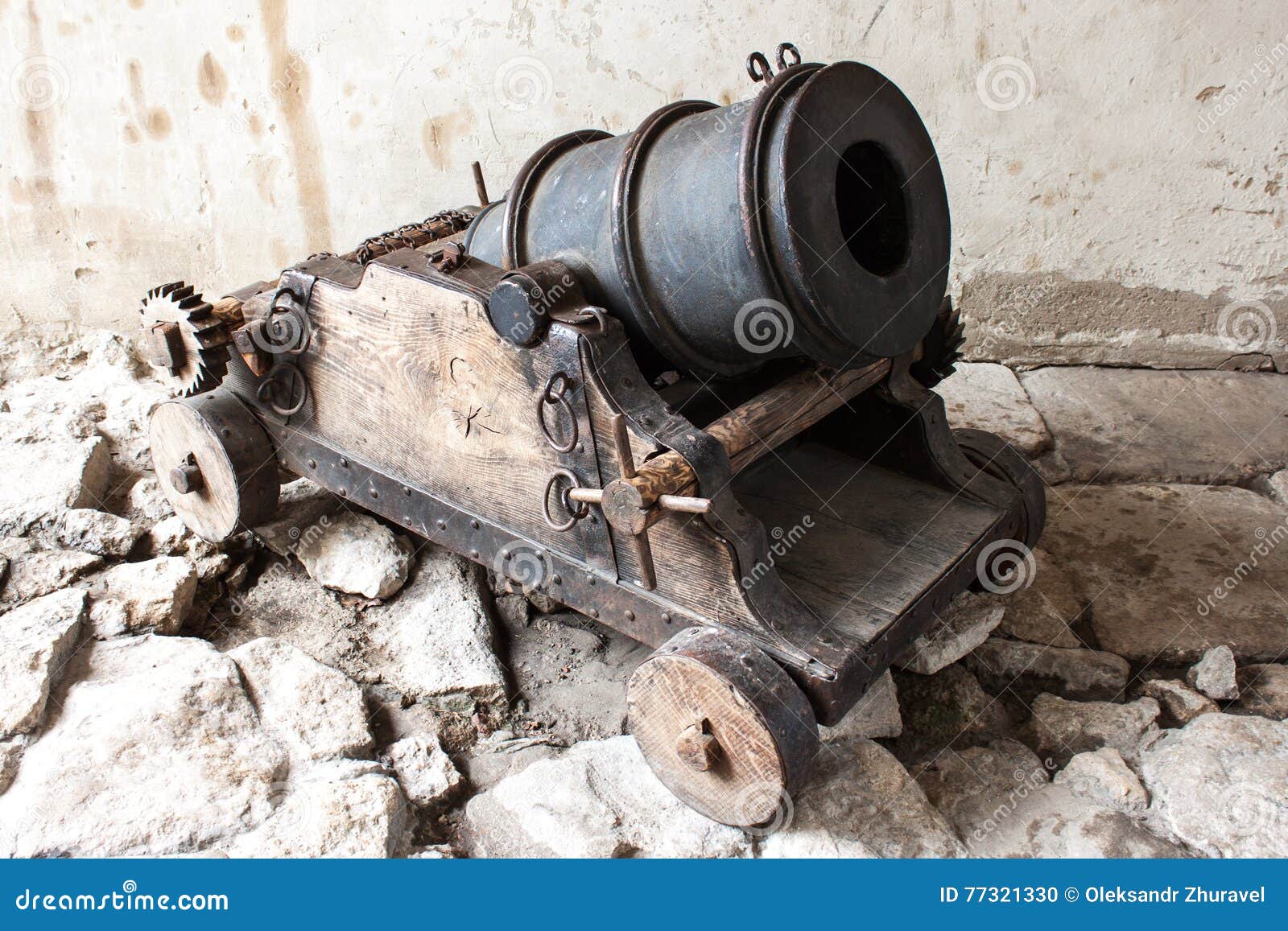 Old Canon stock photo. Image of civil, weapon, cannonball - 77321330