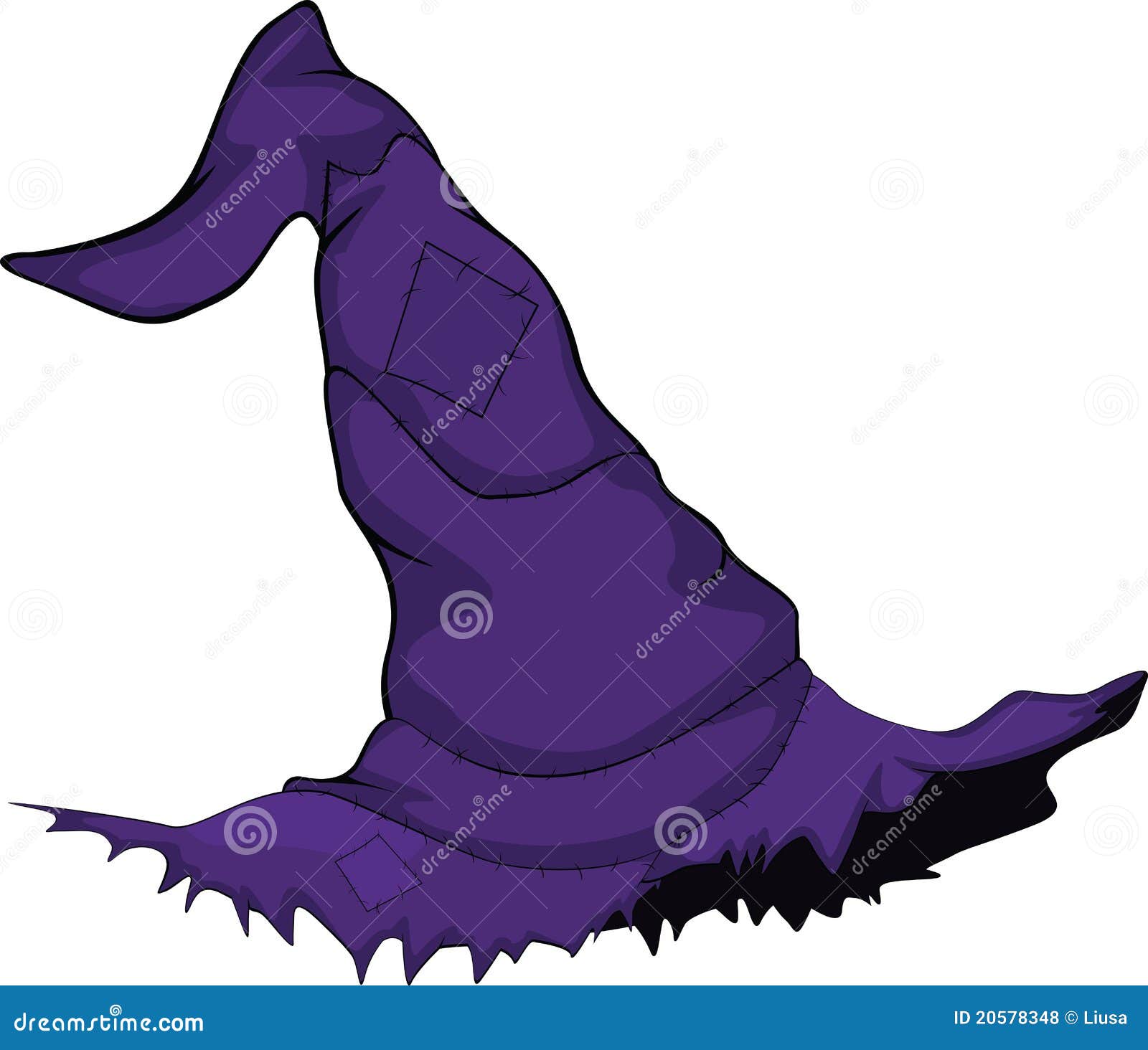 Old cap. Cartoon stock vector. Illustration of film, seam - 20578348