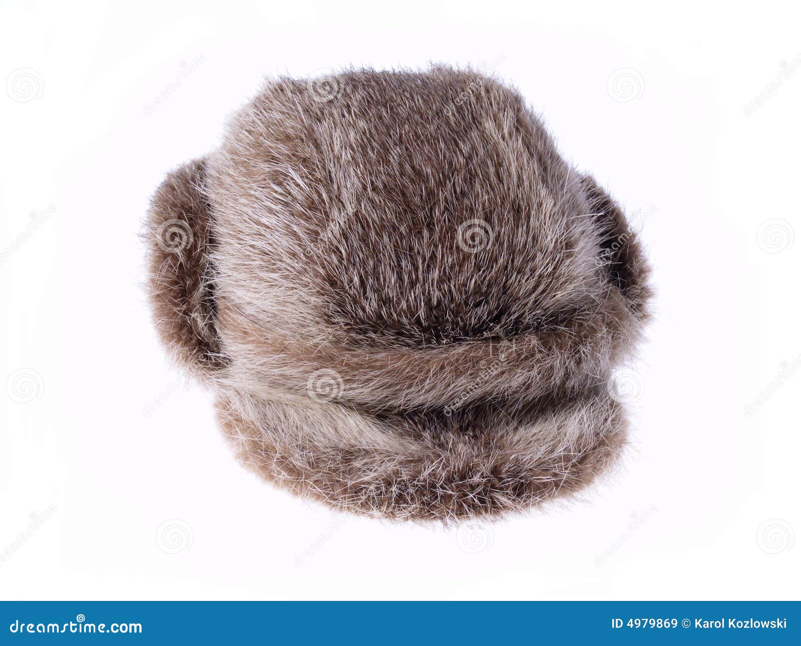 Old Cap Made from Nutria stock image. Image of brown, polish - 4979869