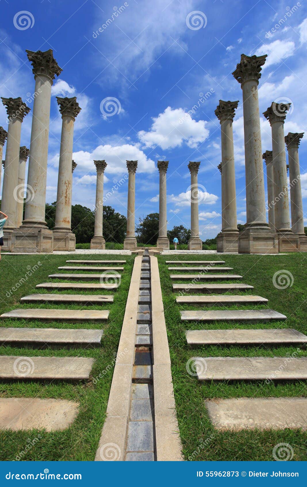 Old Capital Columns Washington DC Editorial Stock Photo - Image of ...