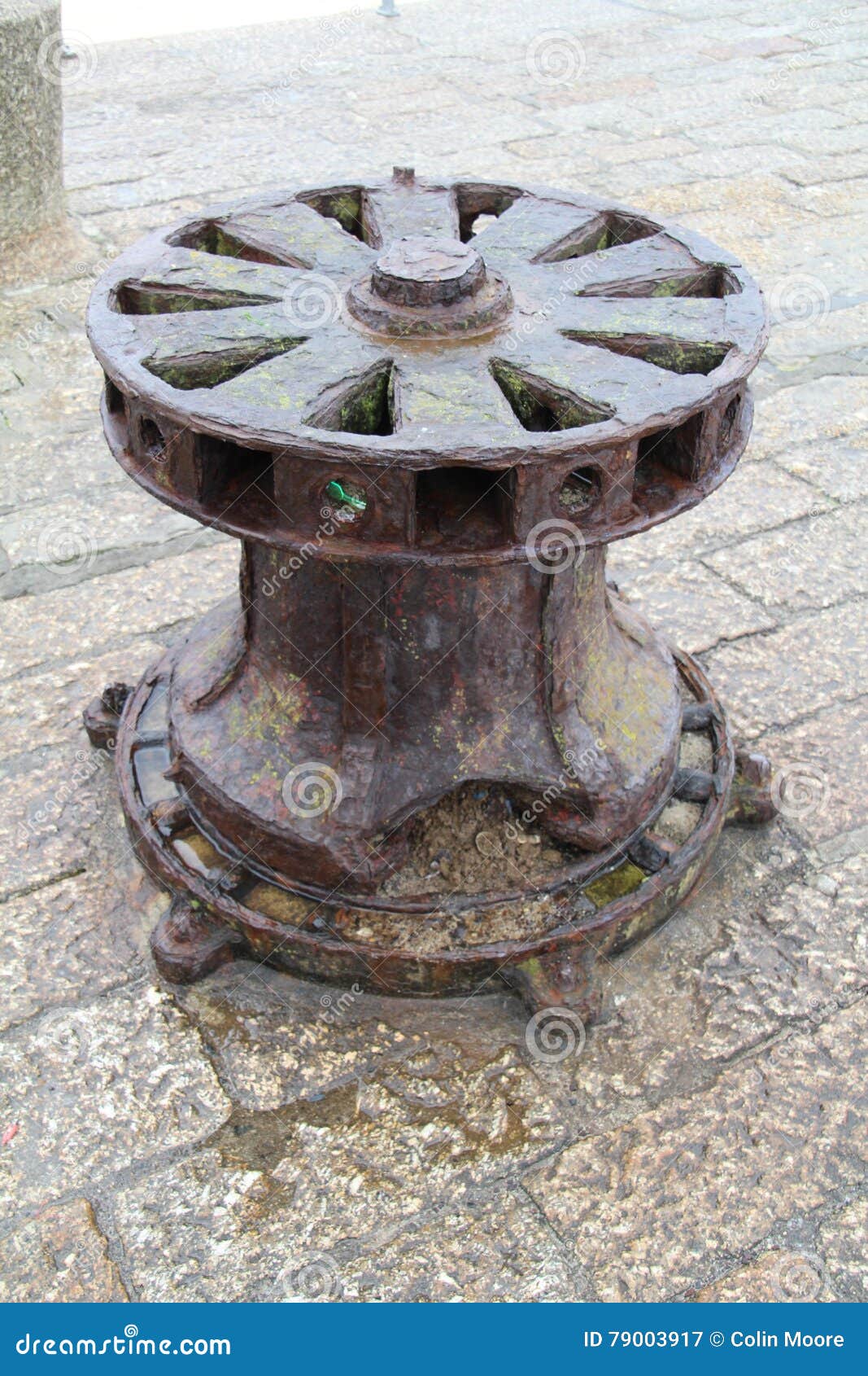 Old capstan stock image. Image of capstan, rusty, flagstones - 79003917