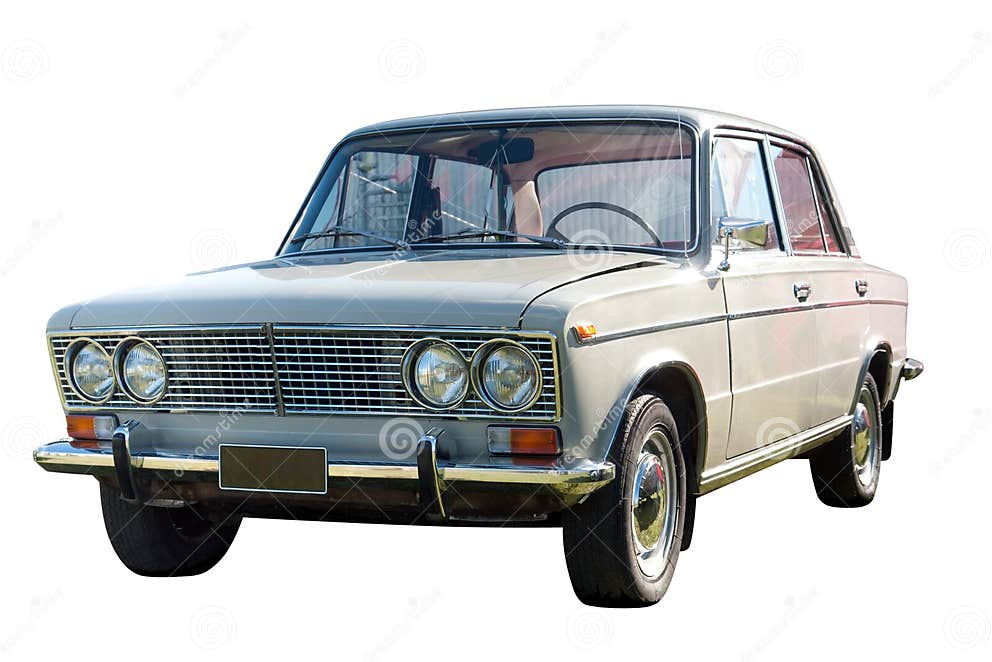 Old Car stock photo. Image of lada, light, chrome, vintage - 21550972
