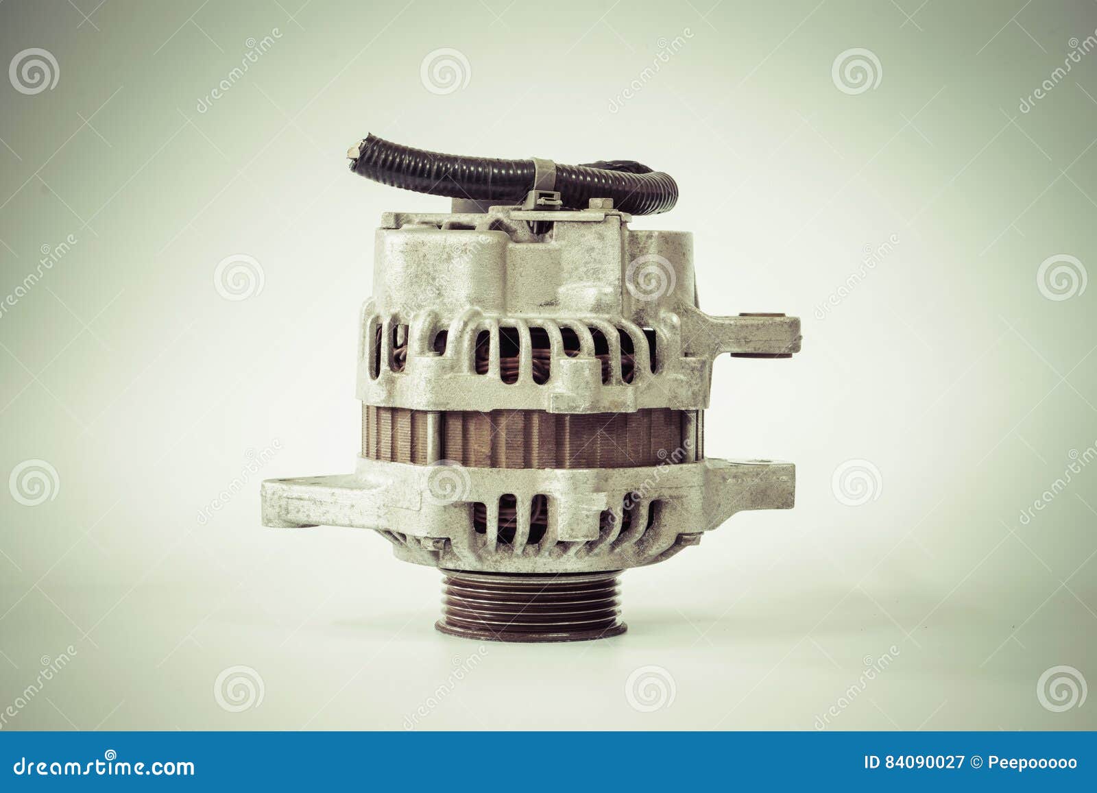Old car alternator stock image. Image of grey, automotive - 84090027