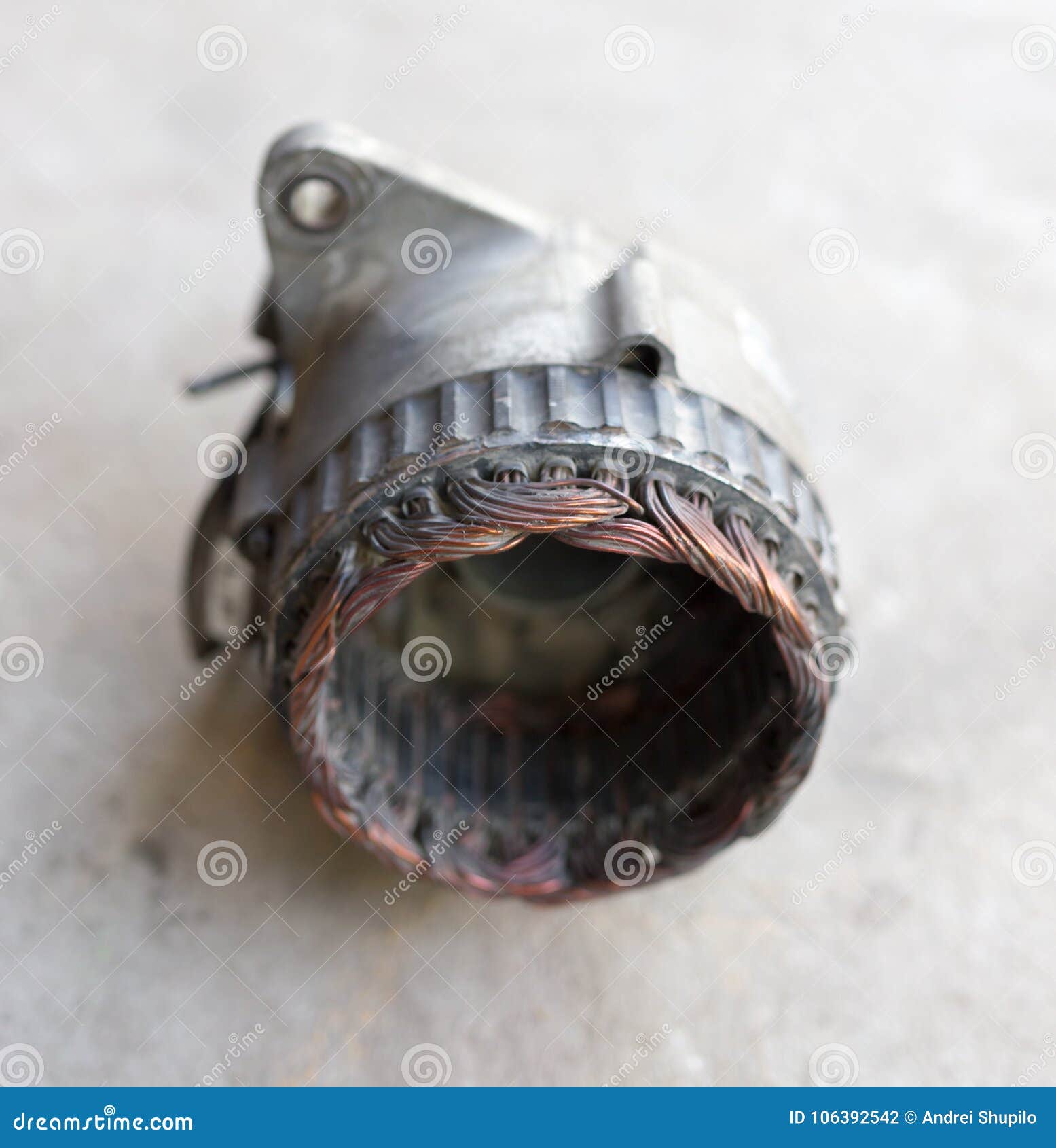 Old car alternator stock photo. Image of automobile - 106392542