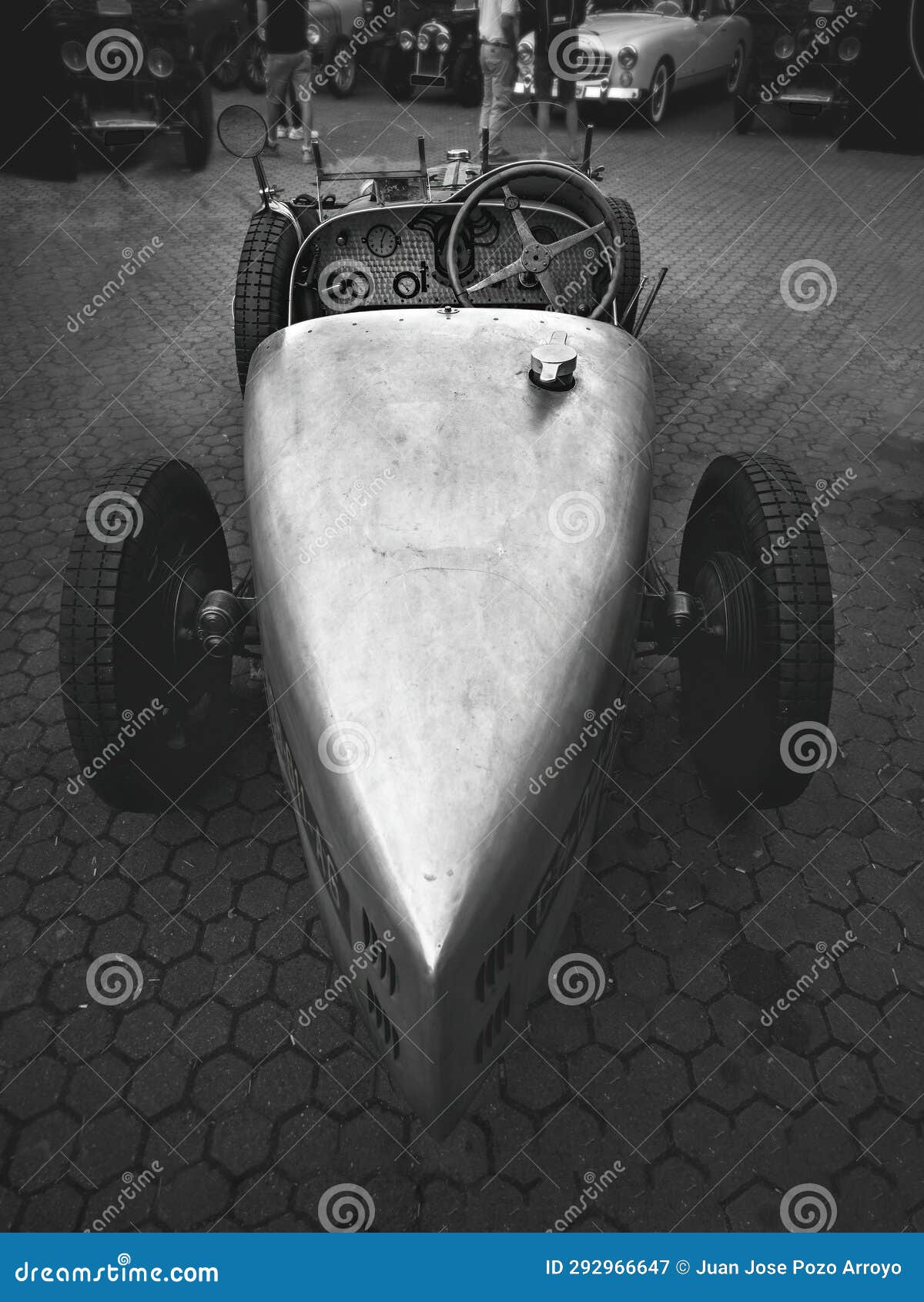 Old car Bugatti Type 35A stock image. Image of device - 292966647