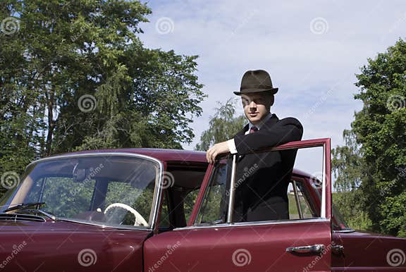Old car driver stock photo. Image of person, driver, road - 10232786