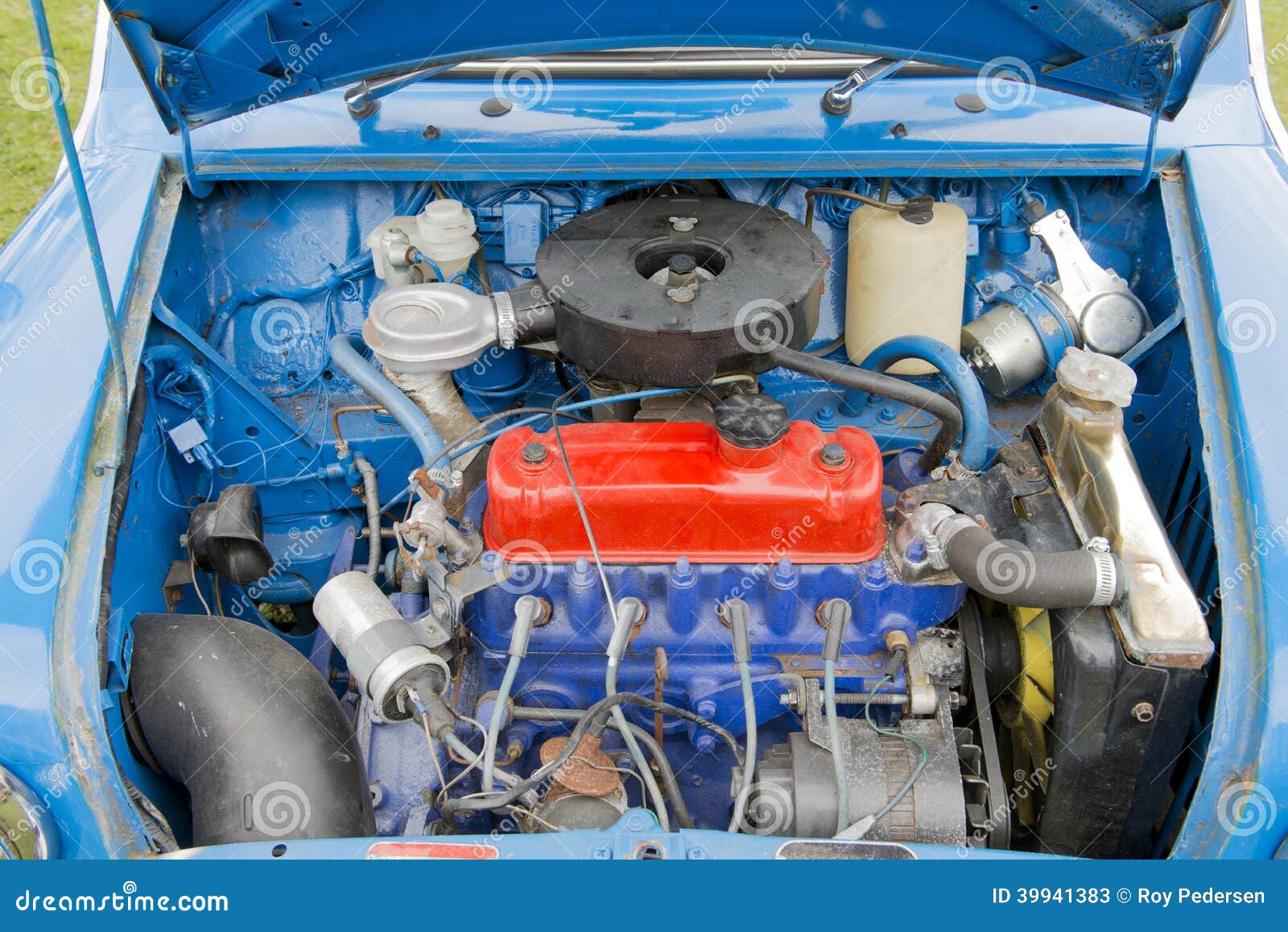 Old car engine stock image. Image of automobile, machine - 39941383