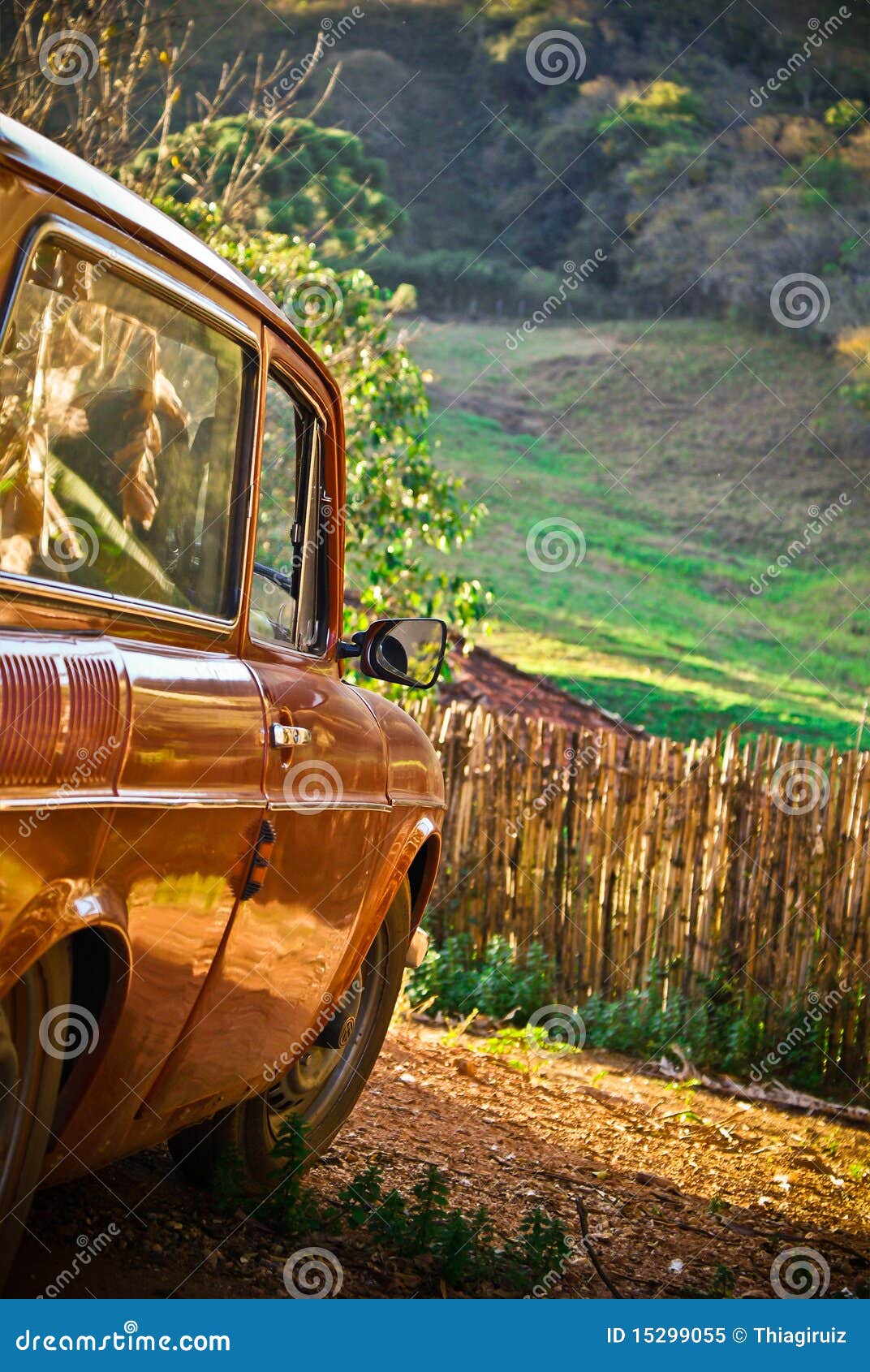 Old car at the farm stock image. Image of field, farm - 15299055