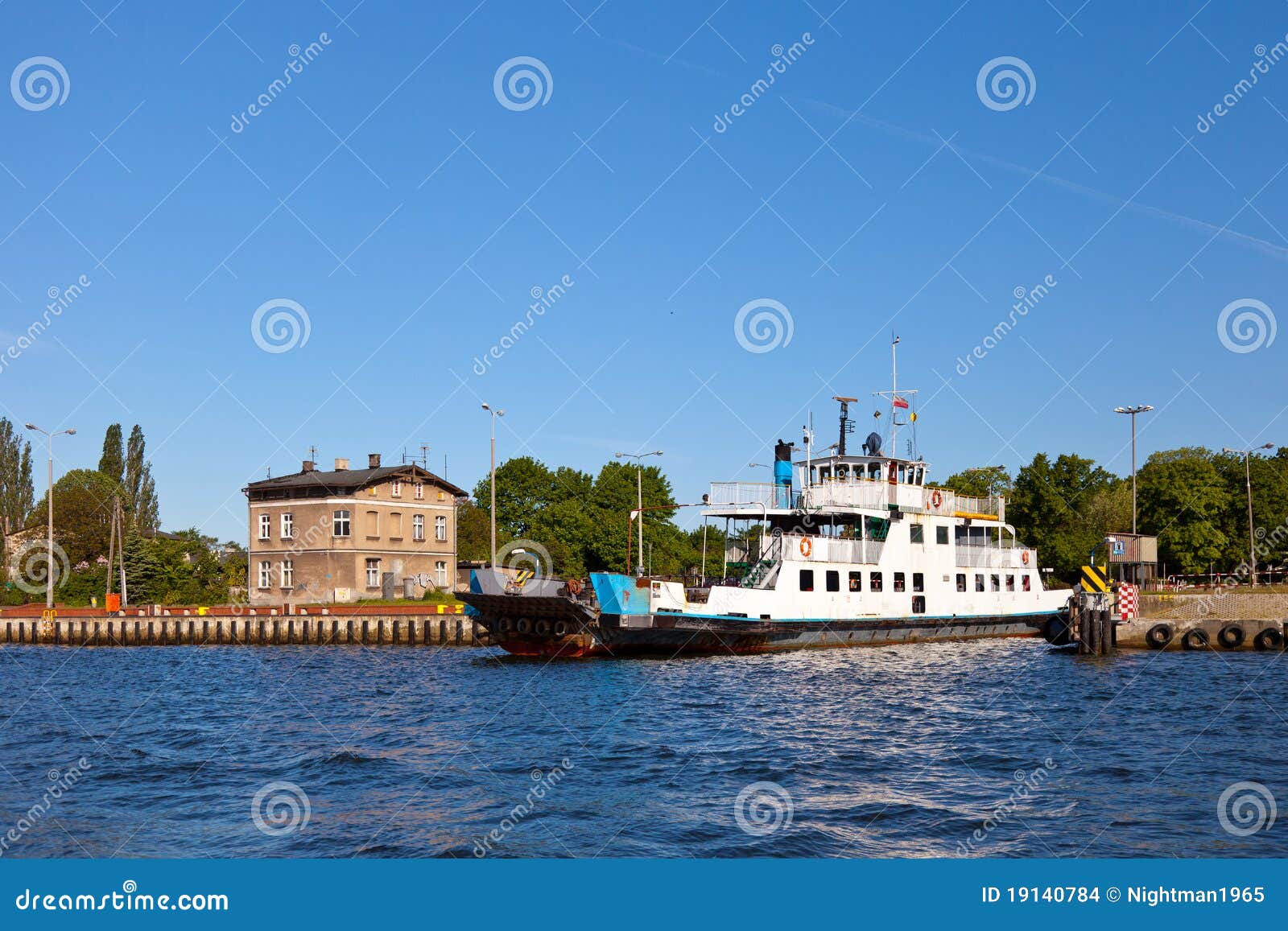Old car ferry stock photo. Image of ship, coast, river - 19140784