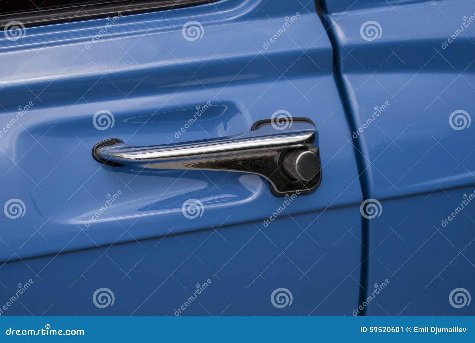 Old car handle stock image. Image of automobile, paint - 59520601