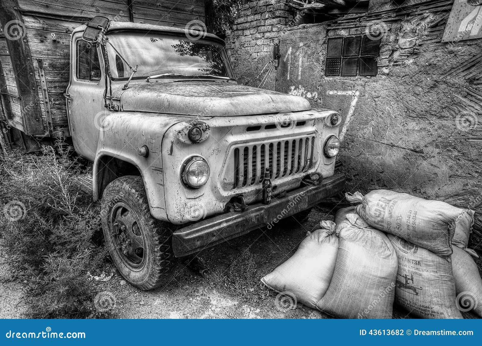 Old car hdr stock photo. Image of strong, transportation - 43613682