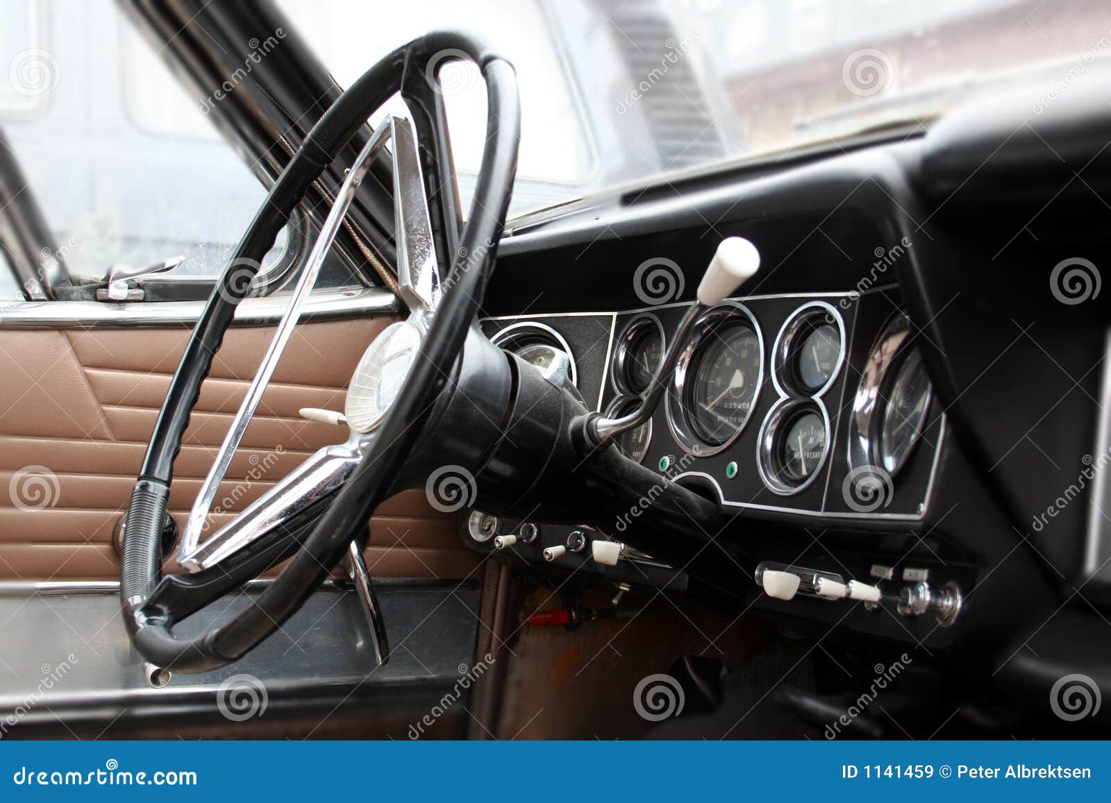 Old Car interior stock image. Image of vintage, drive - 1141459