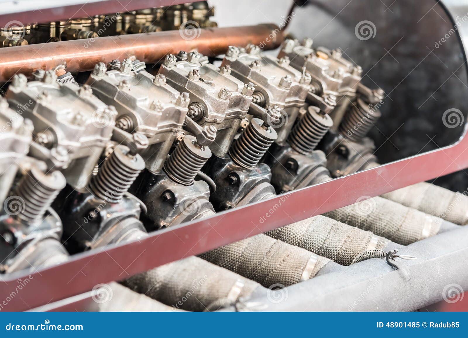 Old Car Internal Combustion Engine Stock Image - Image of internal ...