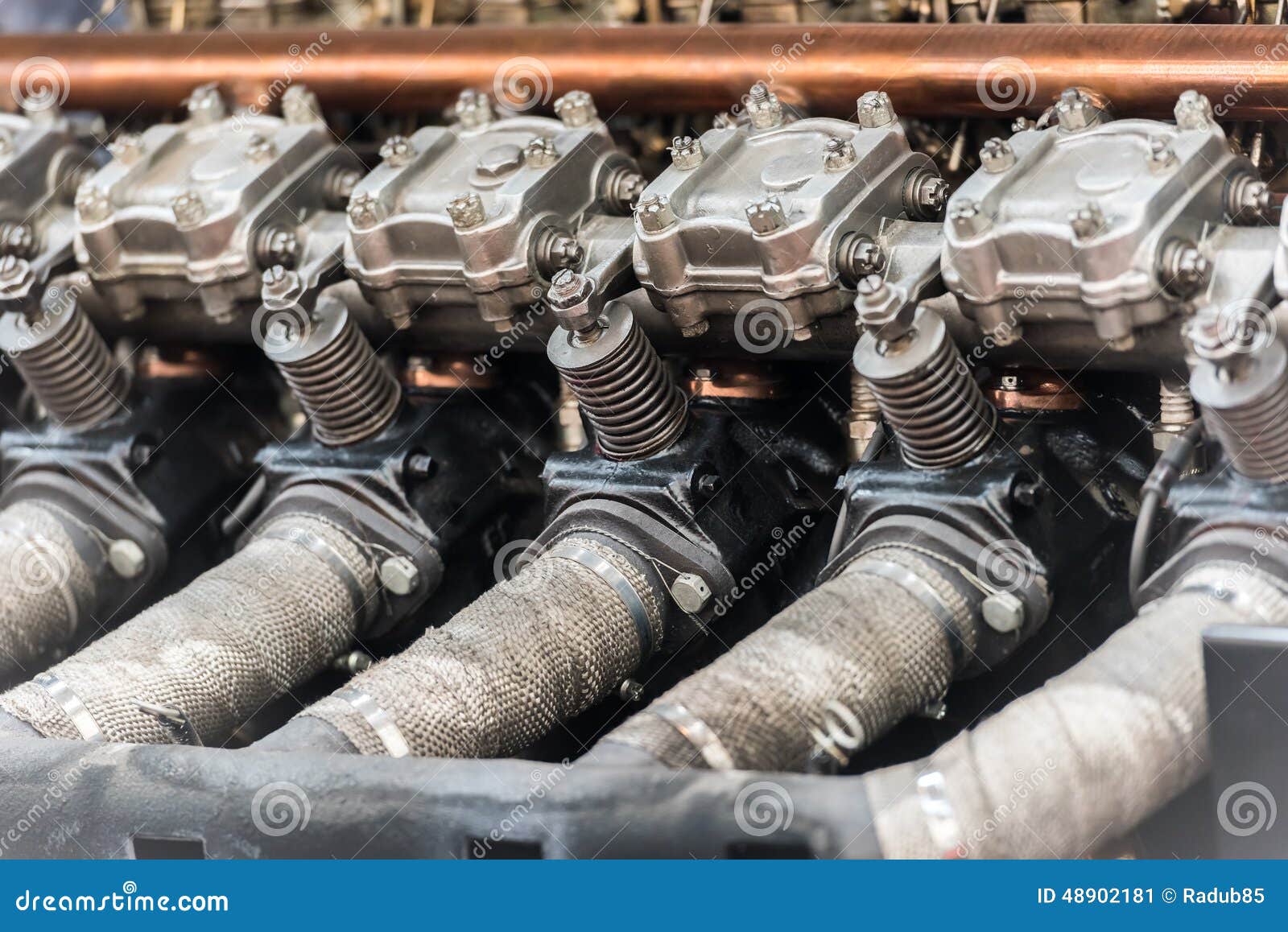 Old Car Internal Combustion Engine Stock Image - Image of internal ...