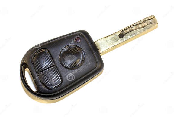 Old car key on white. stock photo. Image of automotive - 262382178