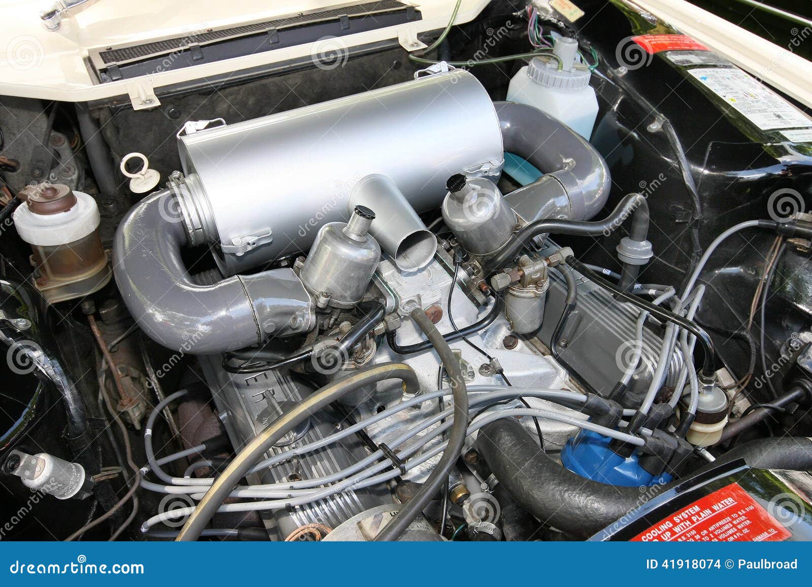 Old Car Performance Engine. Stock Photo - Image of engineer ...