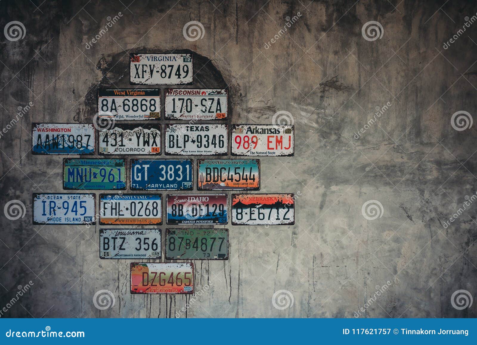 Old Car Plate on the Wall, Background Image, Editorial Photography ...