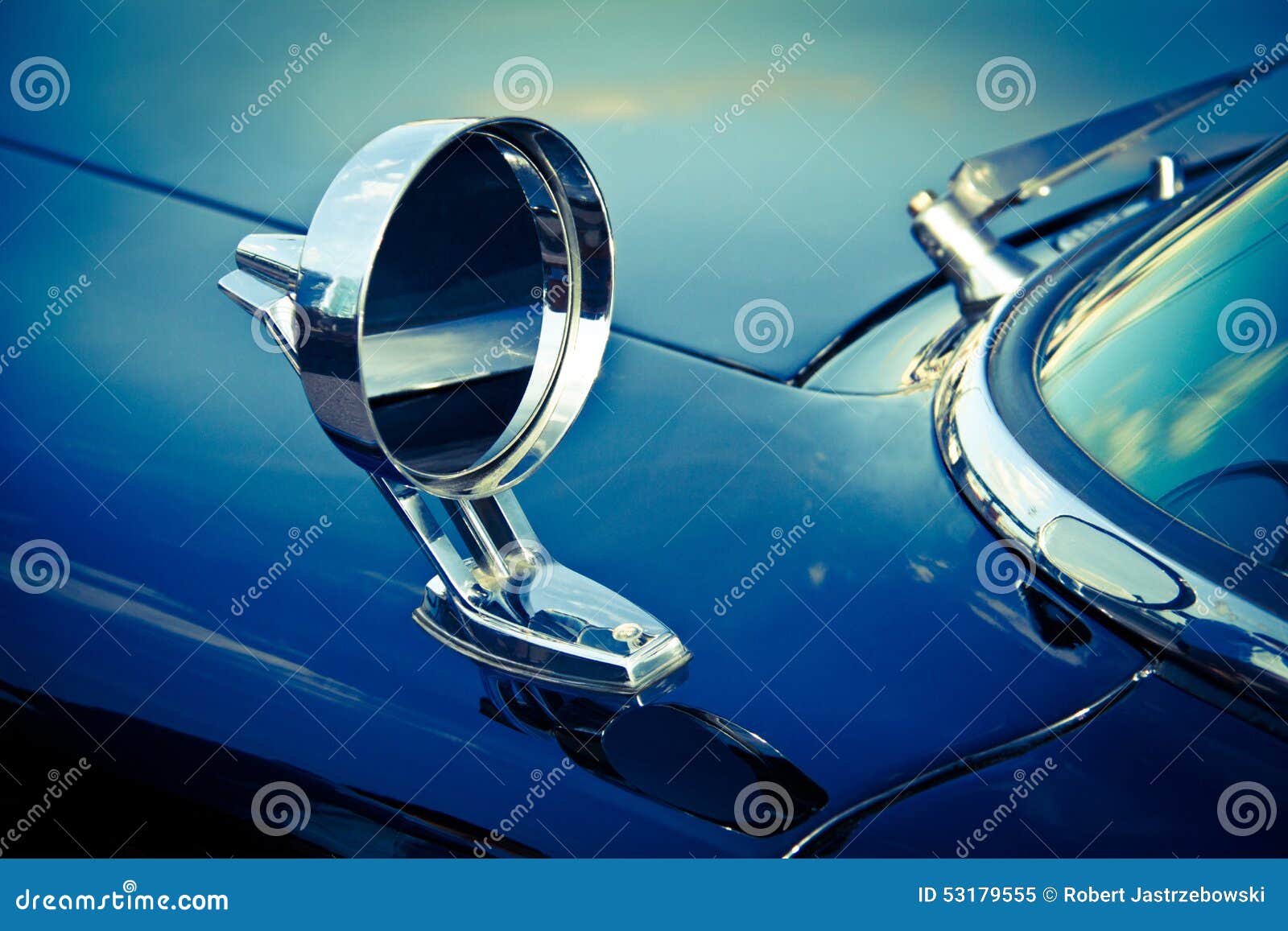 Old Car View on the Left Front Side Stock Image - Image of nostalgia ...