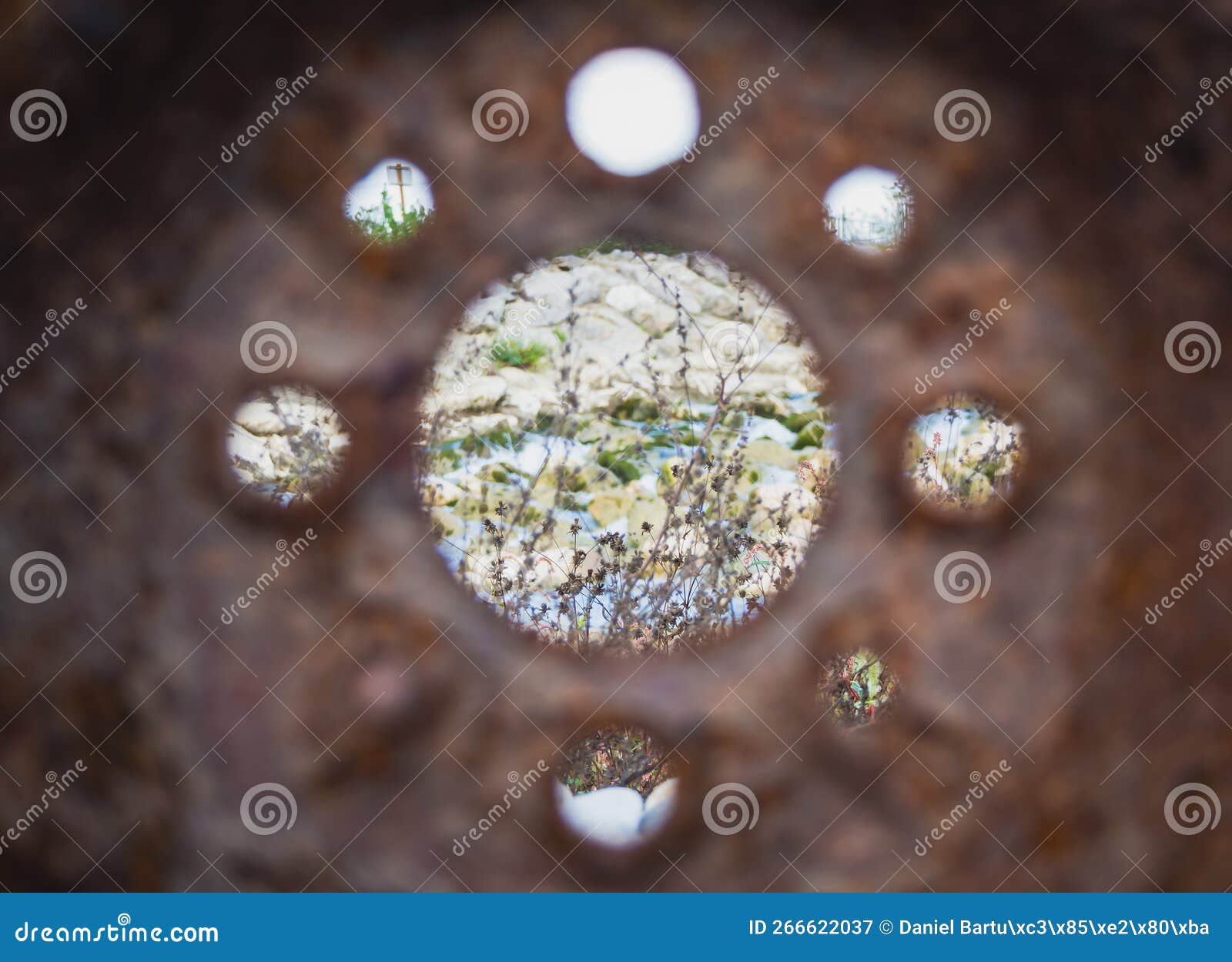 Old Car Wheel, Rusty Car Alloy Rim on Stones by the River Stock Image ...