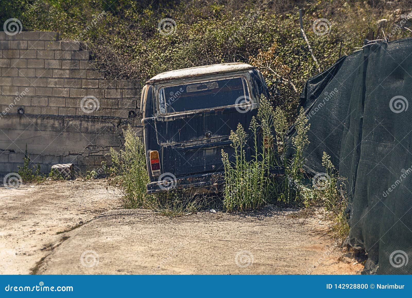 Old car wreck stock photo. Image of auto, automobile - 142928800